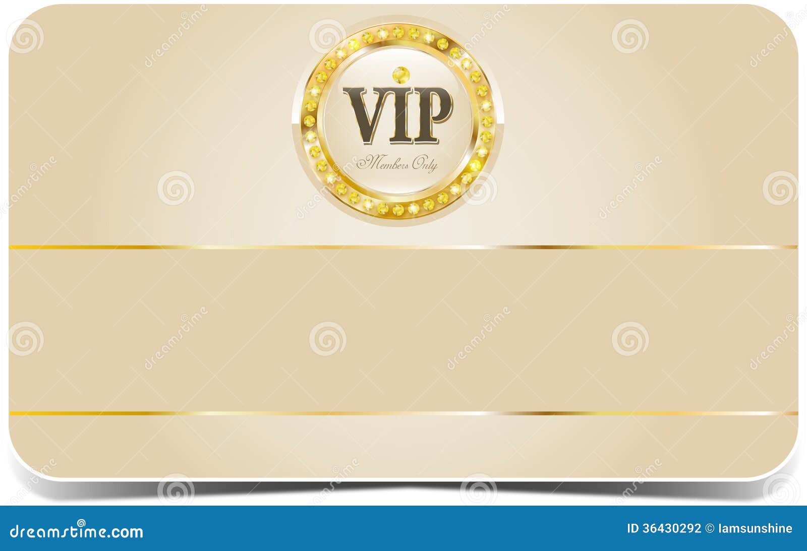 Carta premio di VIP illustrazione vettoriale. Illustrazione di ...