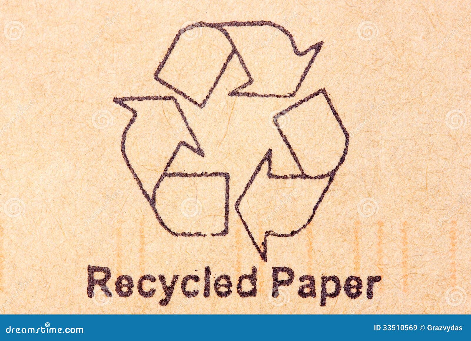 Carta riciclata immagine stock. Immagine di ambiente - 33510569