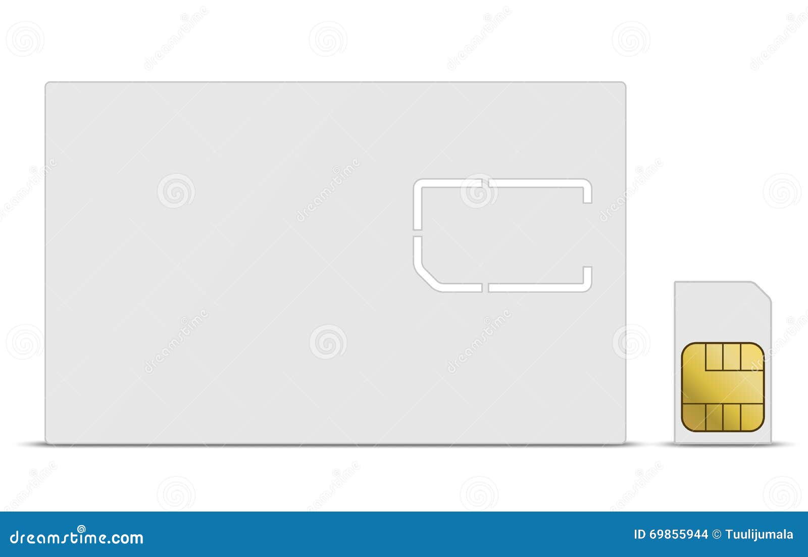 Carta SIM mobile illustrazione vettoriale. Illustrazione di truciolo ...