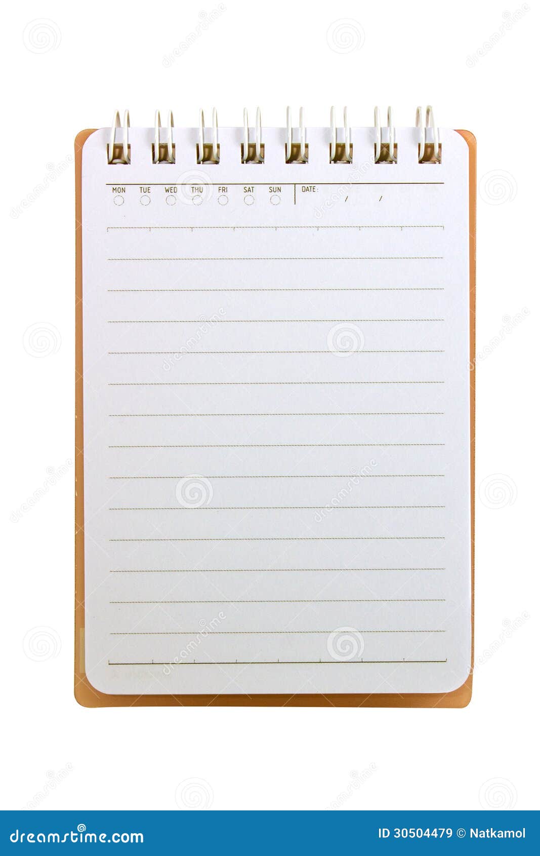 Carta a Spirale Del Blocco Note Immagine Stock - Immagine di carta ...