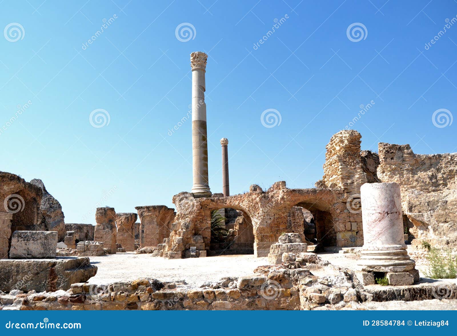 Cartagine fotografia stock. Immagine di rovina, modello - 28584784