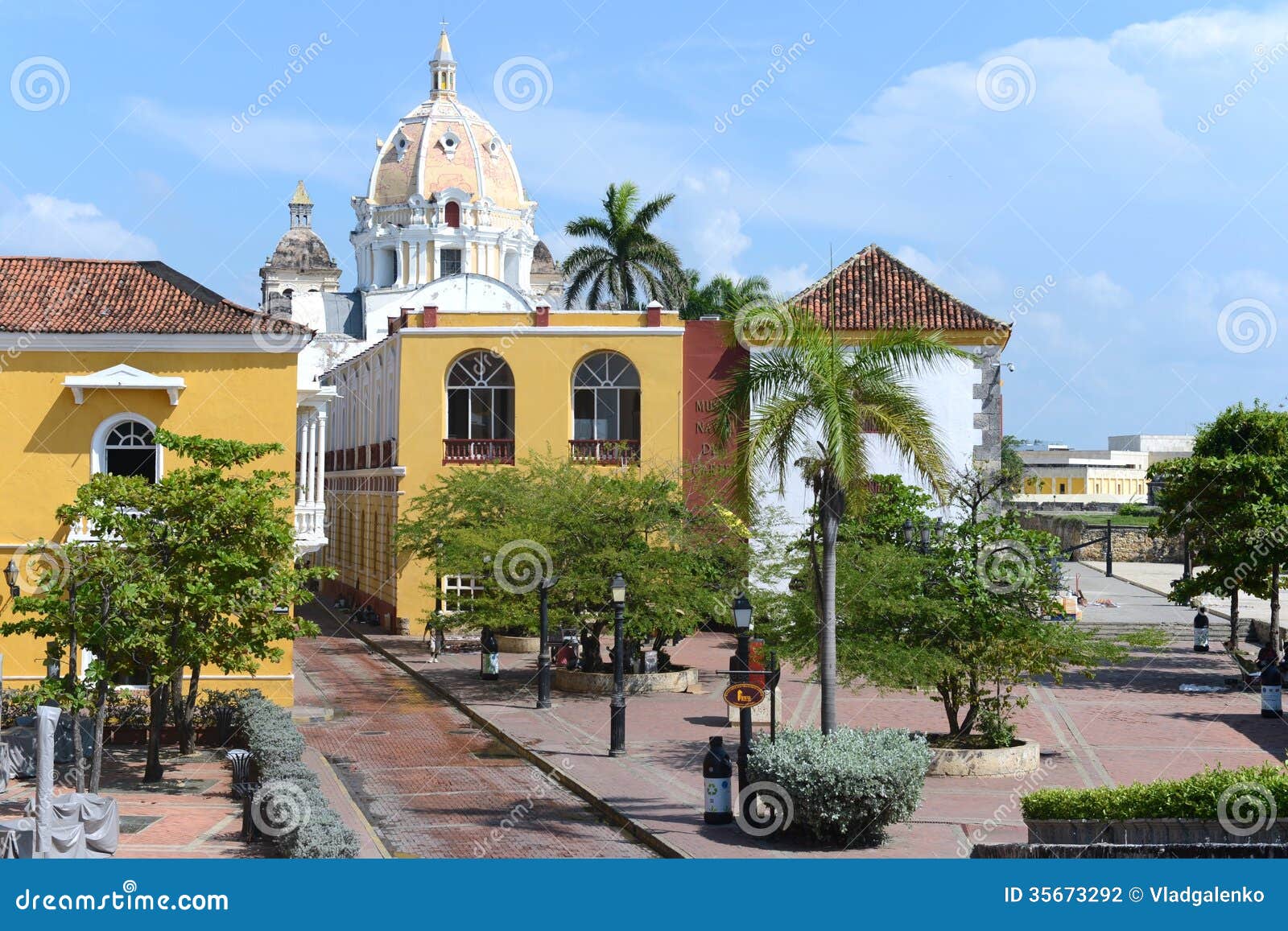 Cartagine. La Colombia fotografia stock. Immagine di america - 35673292