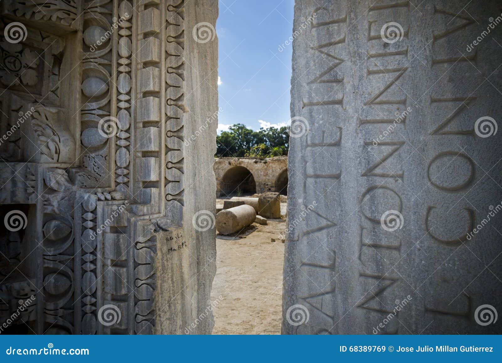 Cartagine stock image. Image of roman, cartagine, archaeology - 68389769