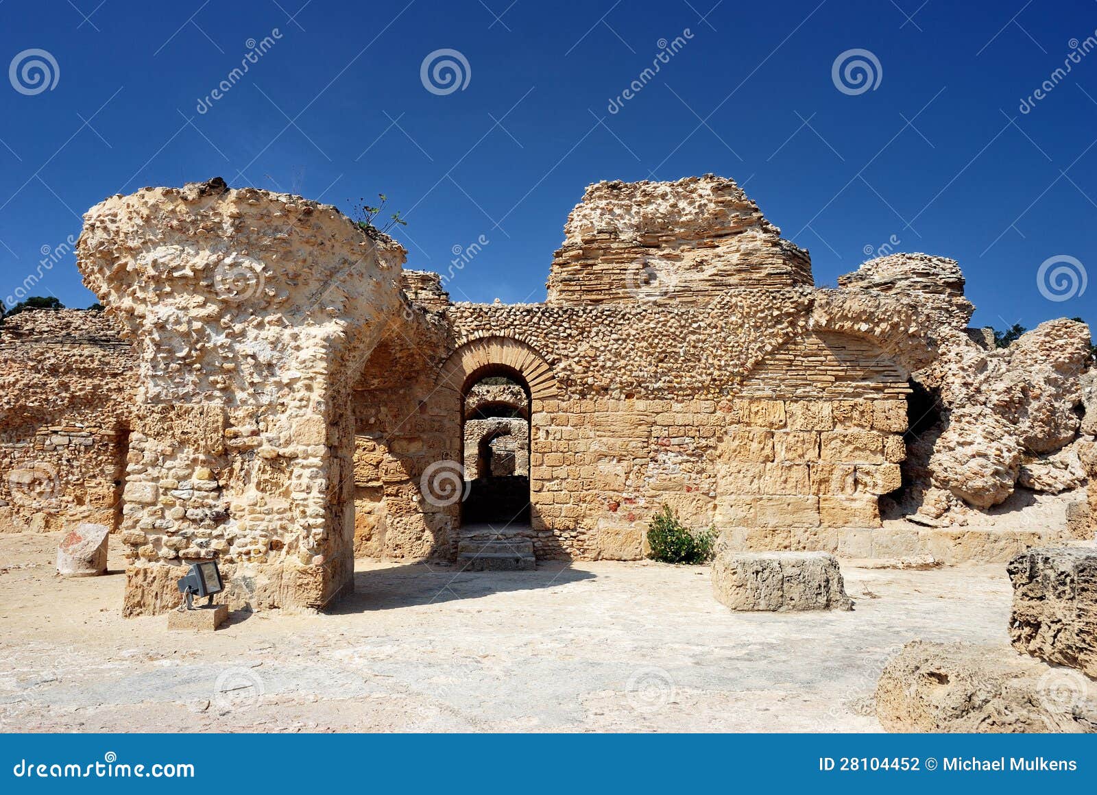 Cartagine in Tunisia fotografia stock. Immagine di civilizzazione ...