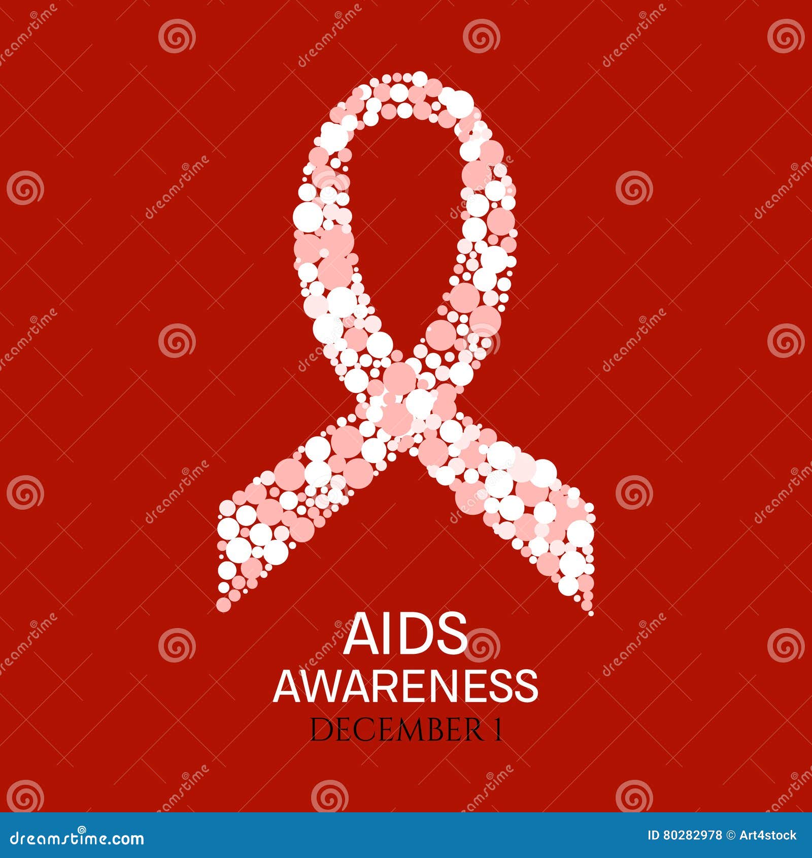 Cartaz Do Dia Mundial Do Sida Ilustração Stock - Ilustração de ...