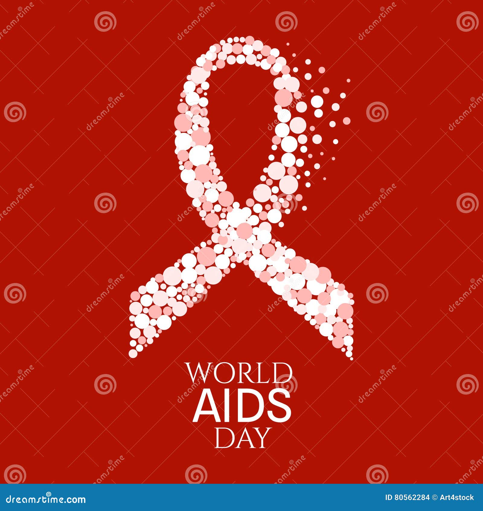 Cartaz Do Dia Mundial Do Sida Ilustração Stock - Ilustração de ...