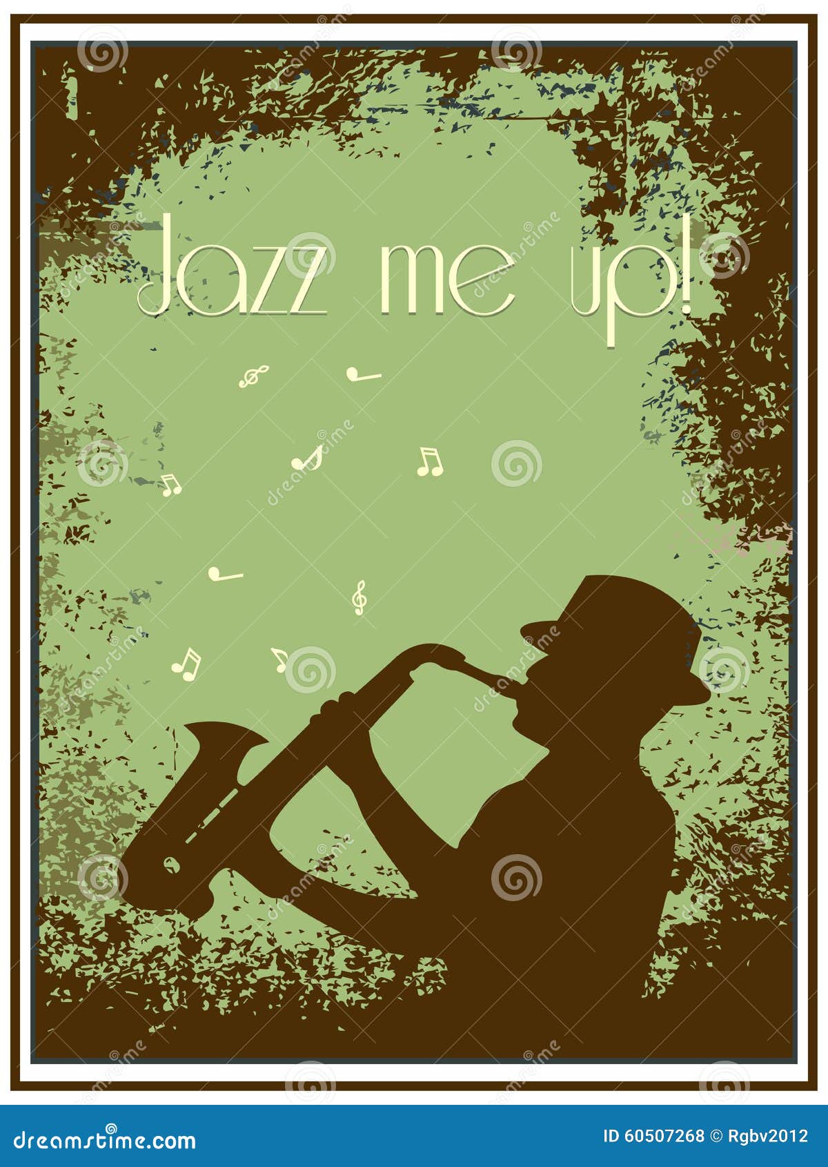 Cartaz do jazz ilustração do vetor. Ilustração de nave - 60507268