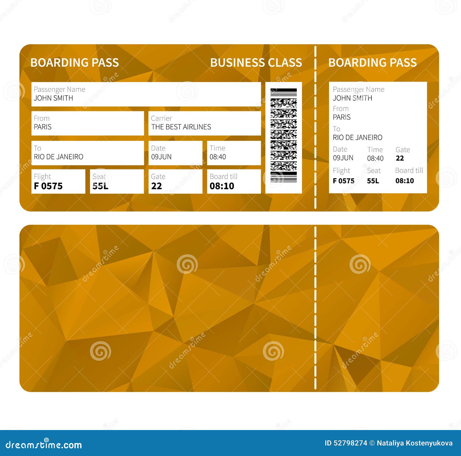 Carte d'embarquement illustration de vecteur. Illustration du papier ...