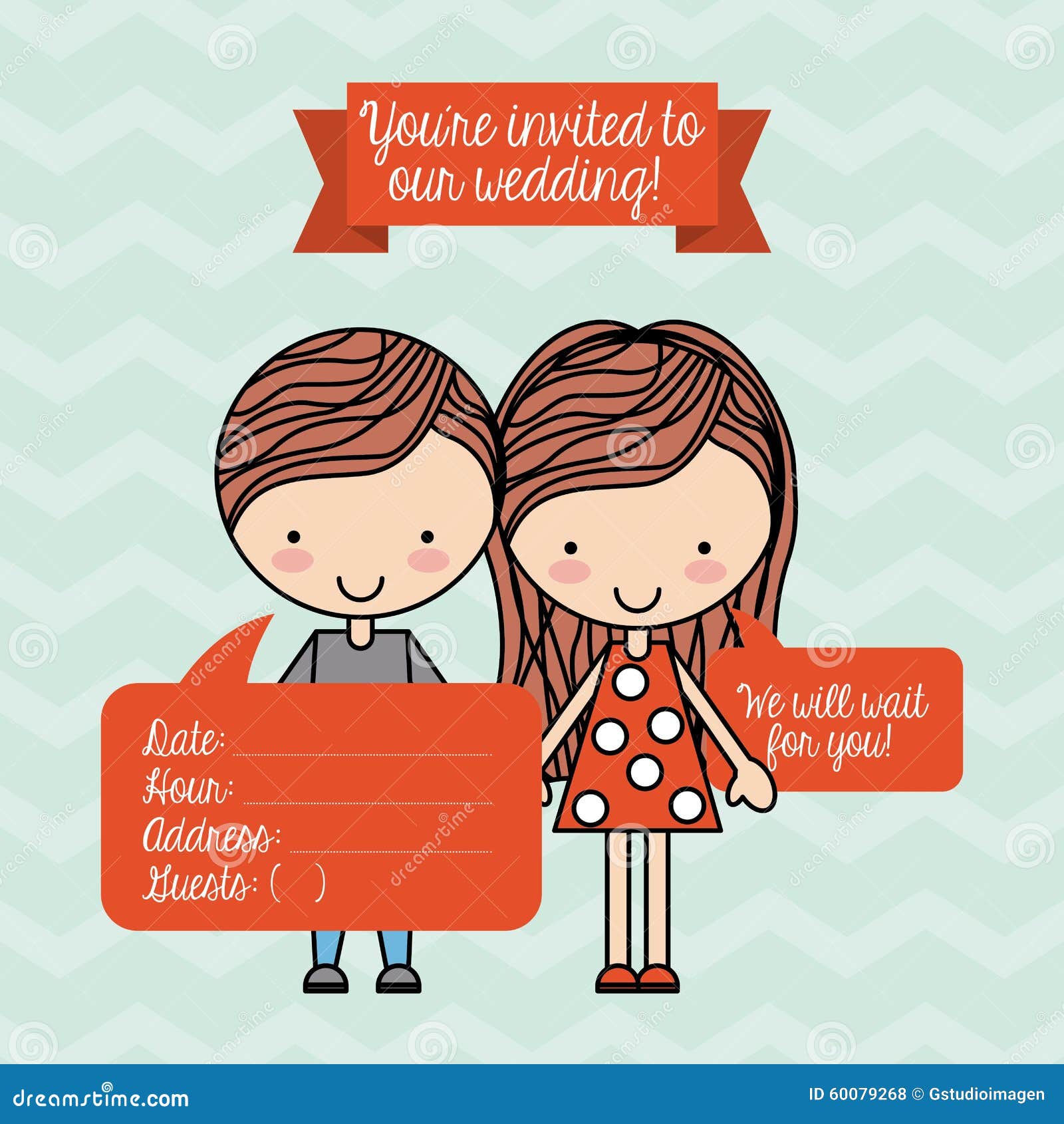 Carte _1 d'invitation illustration de vecteur. Illustration du élément ...