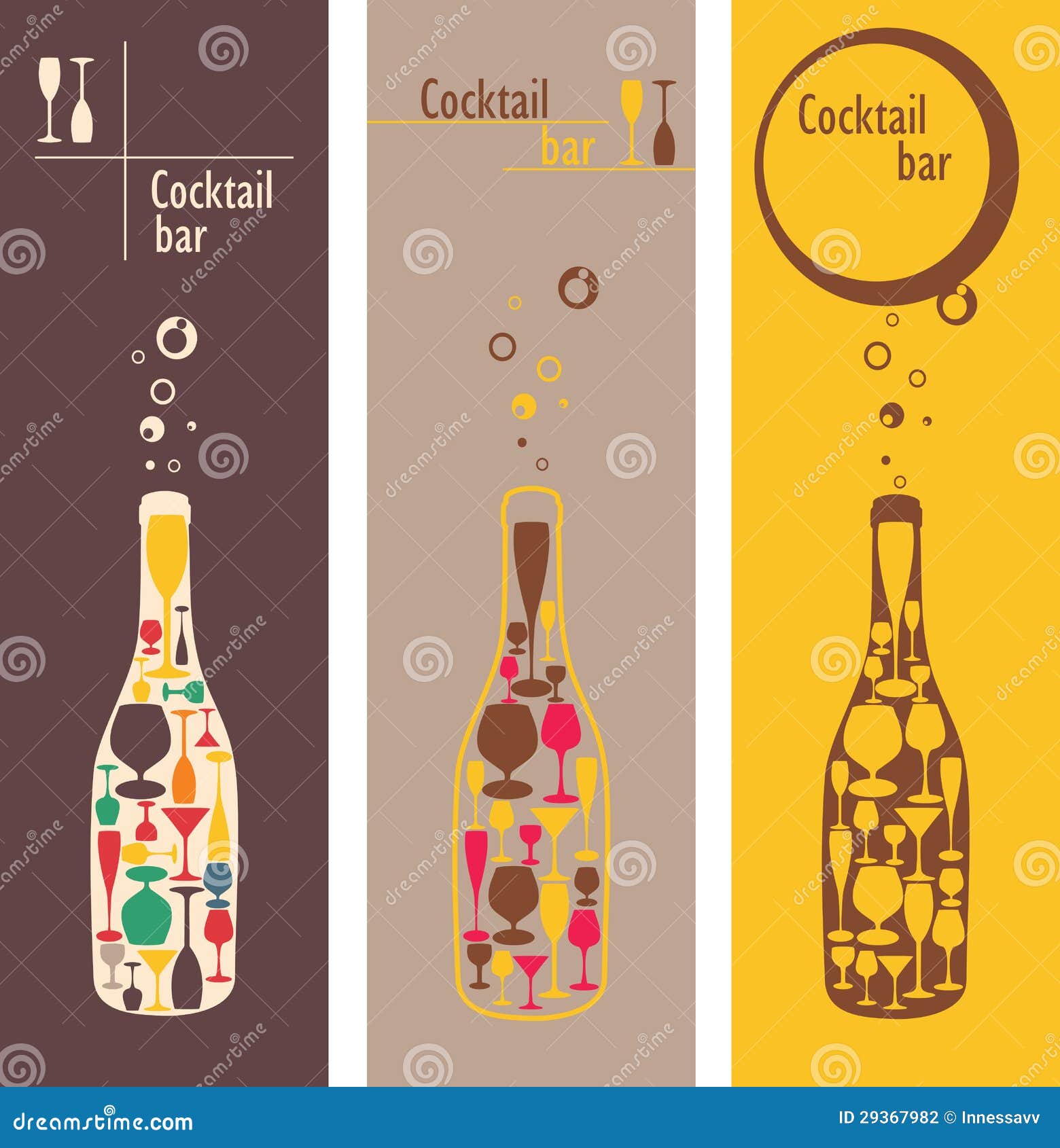 Carte de bar de cocktail illustration de vecteur. Illustration du ...