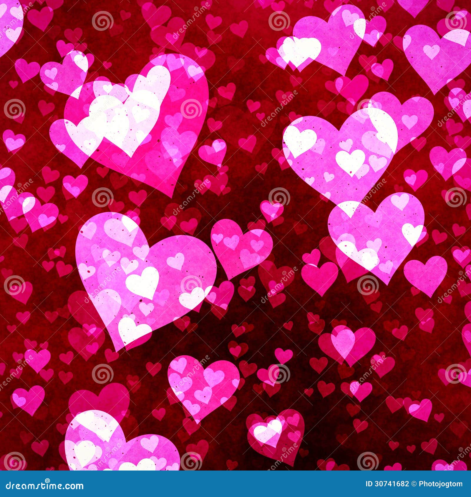 Carte de coeur illustration stock. Illustration du papier - 30741682