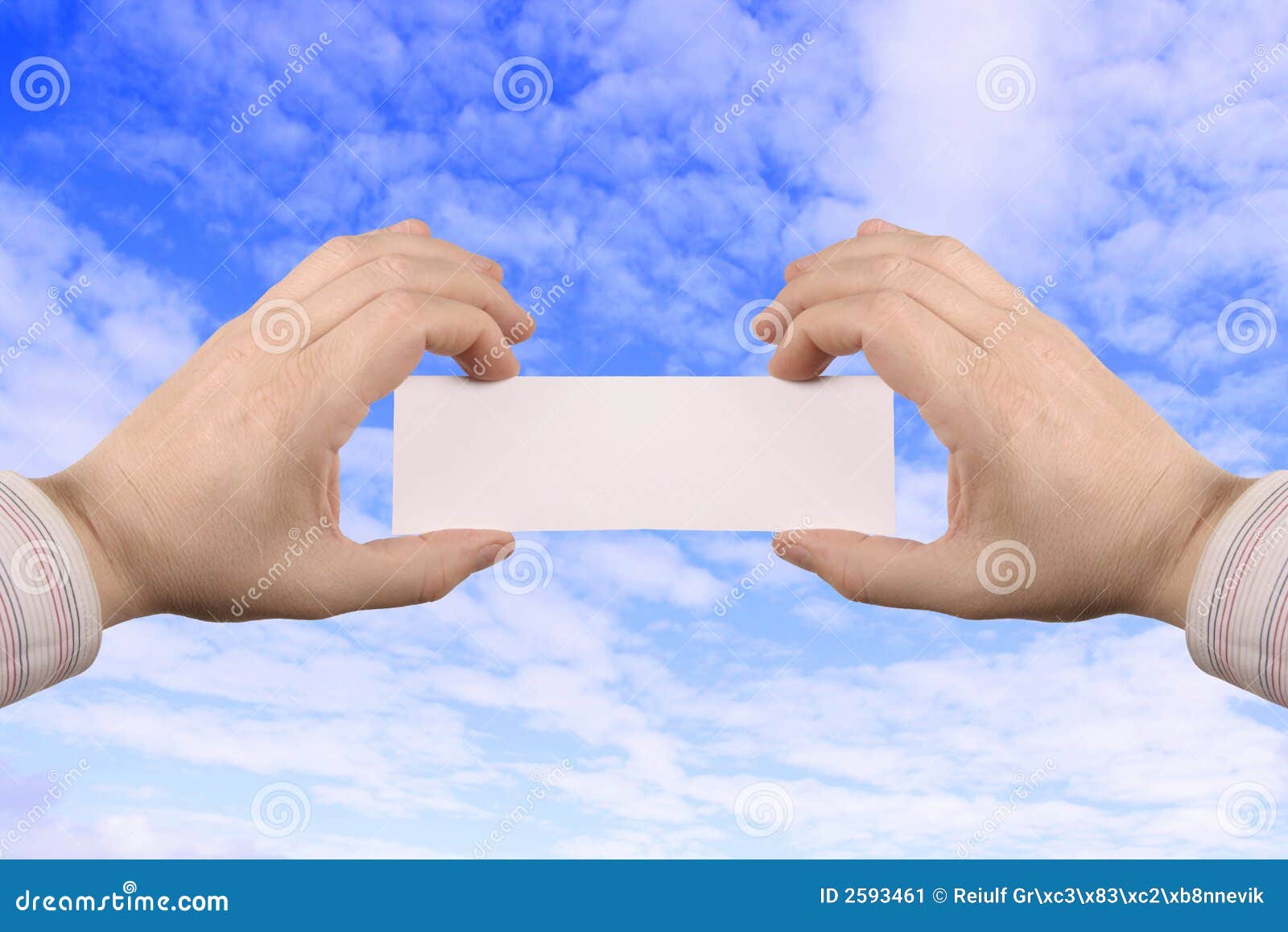 Carte de fixation de main image stock. Image du salutation - 2593461