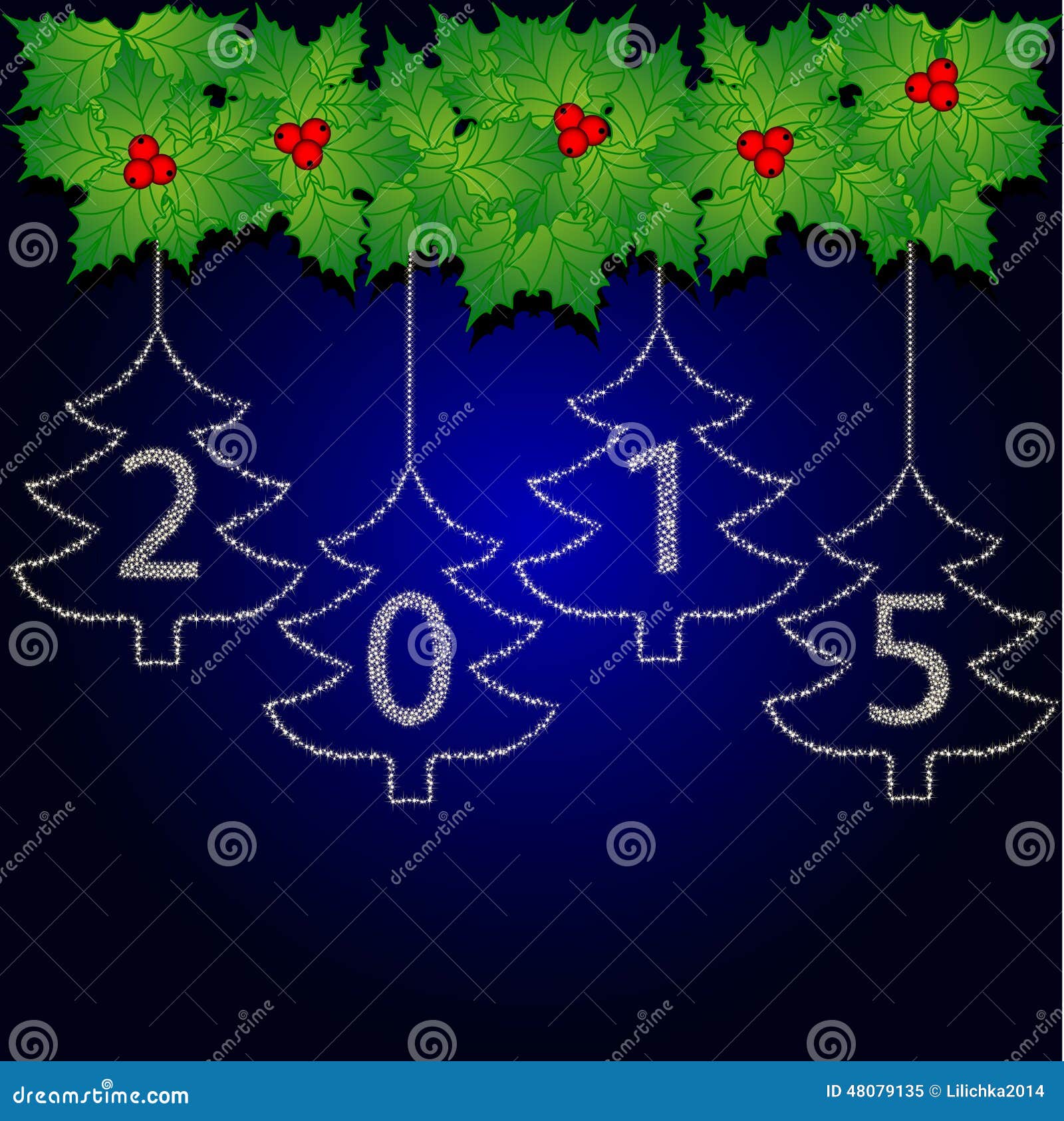 Carte de Greting illustration stock. Illustration du ornement - 48079135