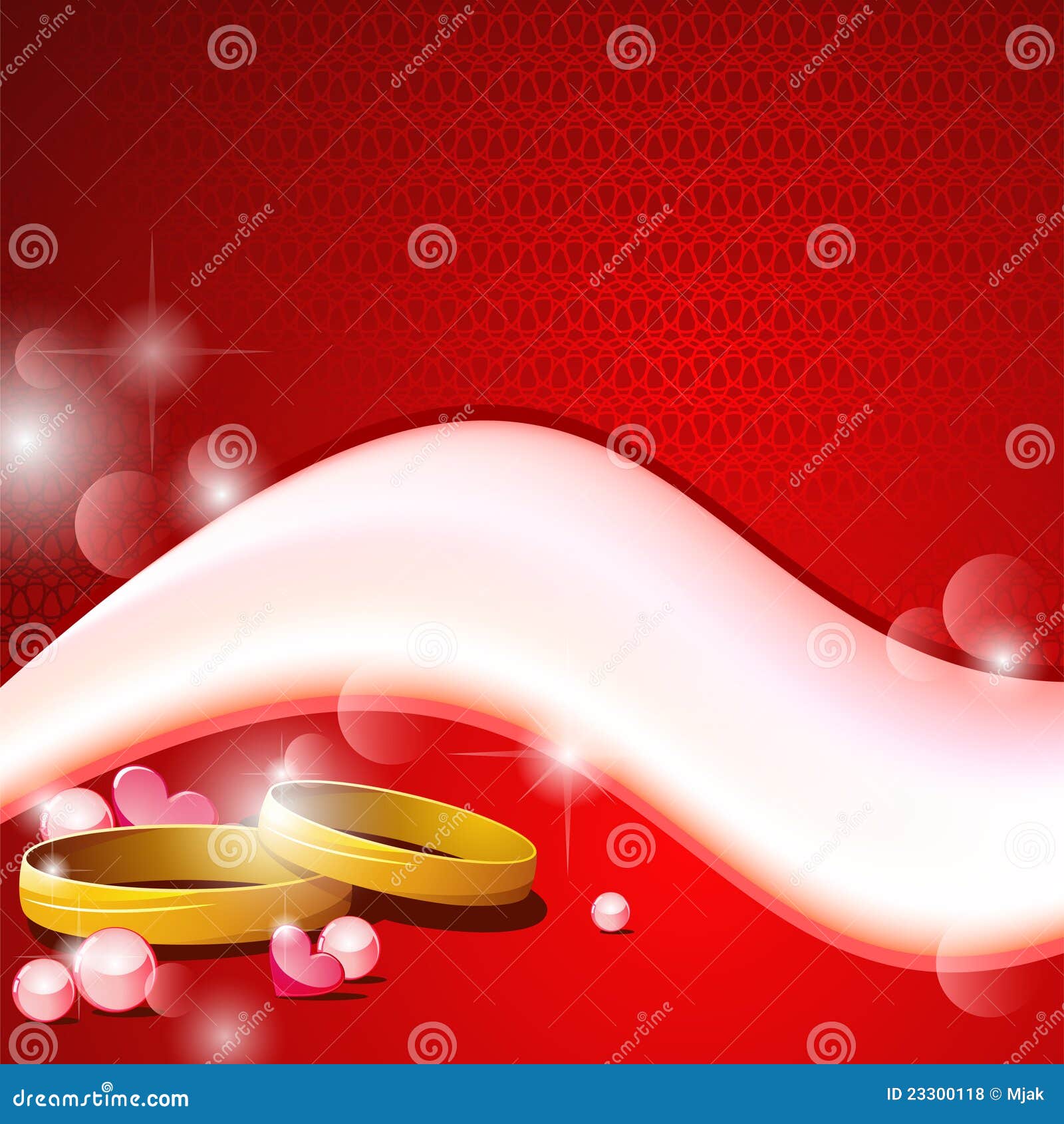 Carte de mariage rouge illustration de vecteur. Illustration du coeur ...