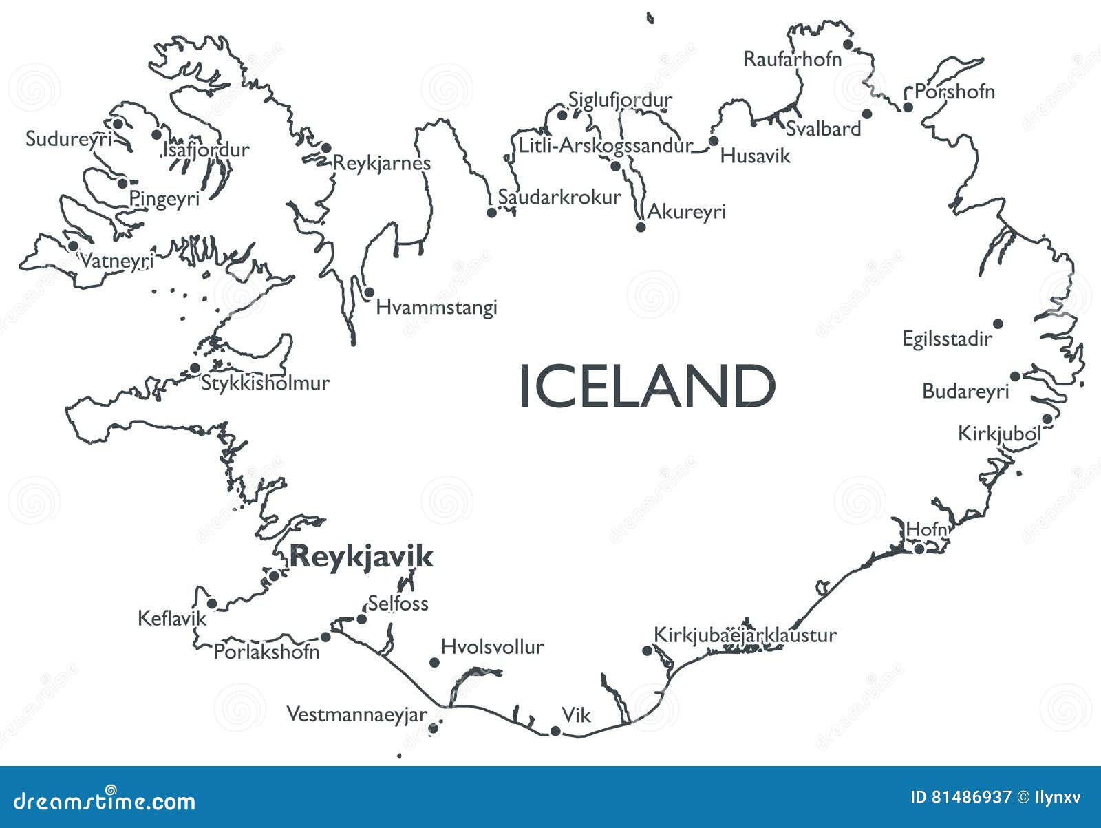 Carte De Vecteur De L'Islande Illustration de Vecteur - Illustration du ... Carte De Vecteur De L'Islande Illustration de Vecteur - Illustration du ...