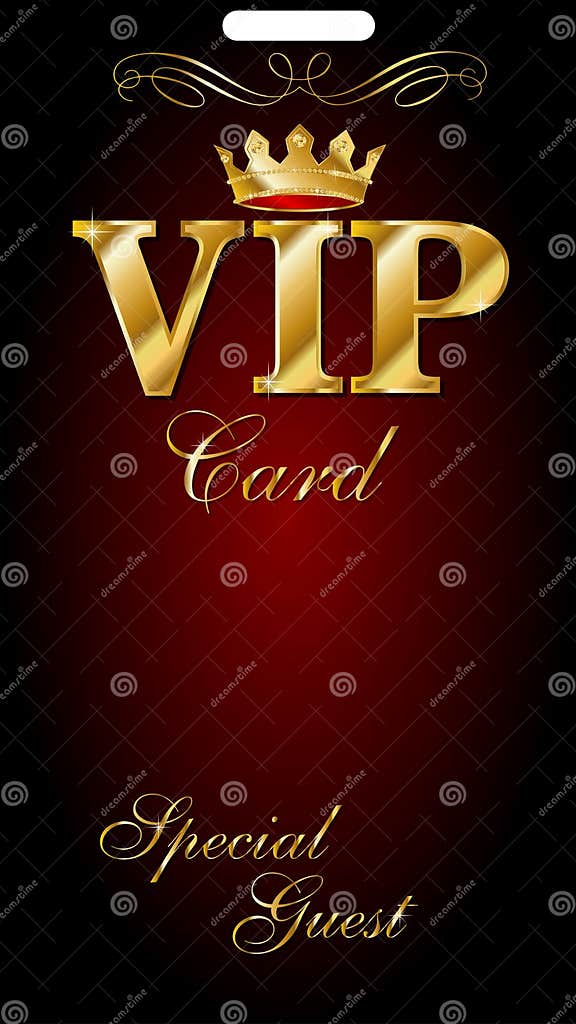 Carte de VIP illustration stock. Illustration du exclusif - 92590604