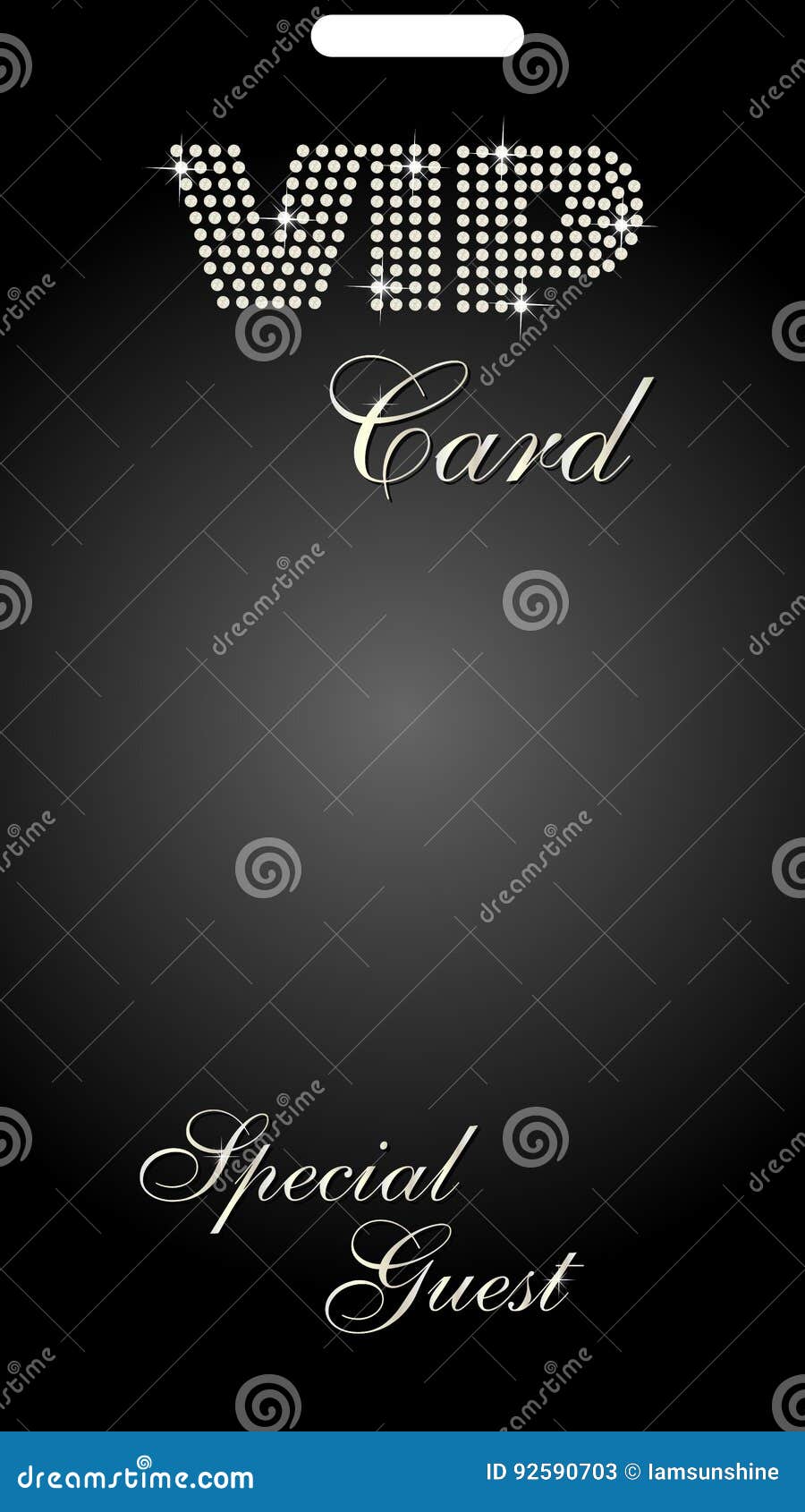 Carte de VIP illustration stock. Illustration du important - 92590703