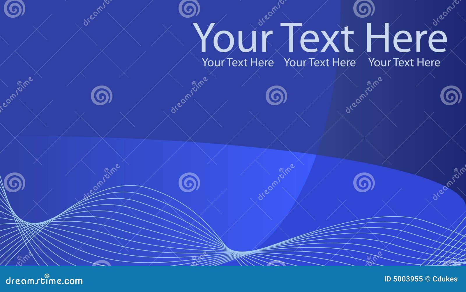 Carte De Visite Professionnelle De Visite Bleue Illustration de Vecteur ...