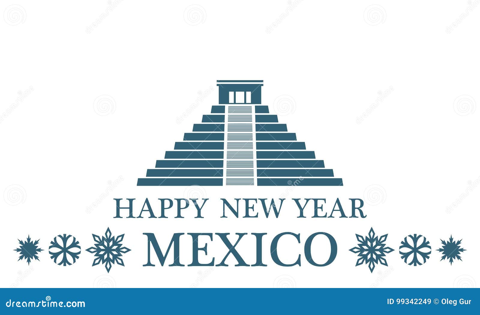 Carte de voeux mexico illustration de vecteur. Illustration of bizarre ...