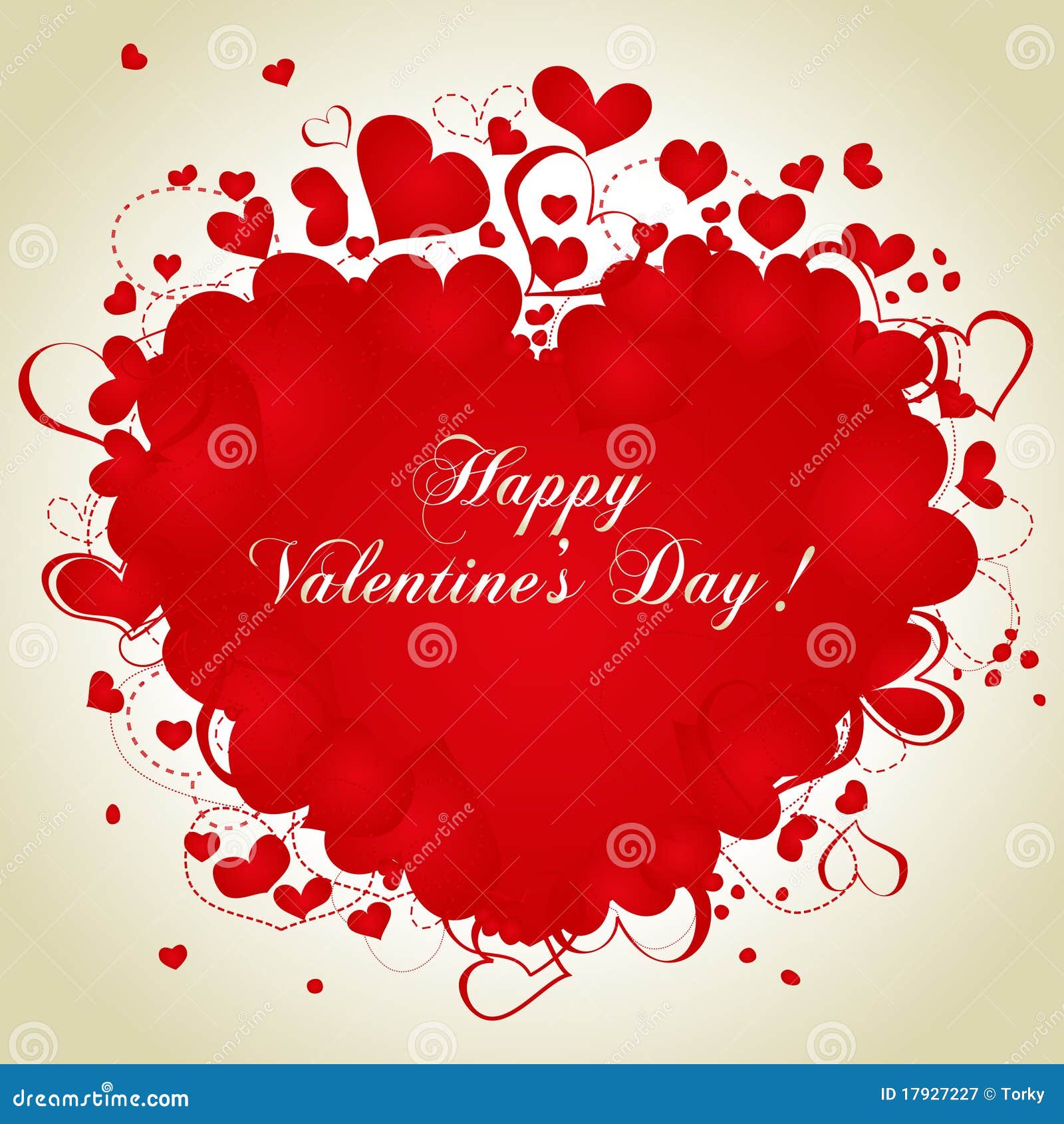 Carte du jour de Valentine illustration de vecteur. Illustration du ...