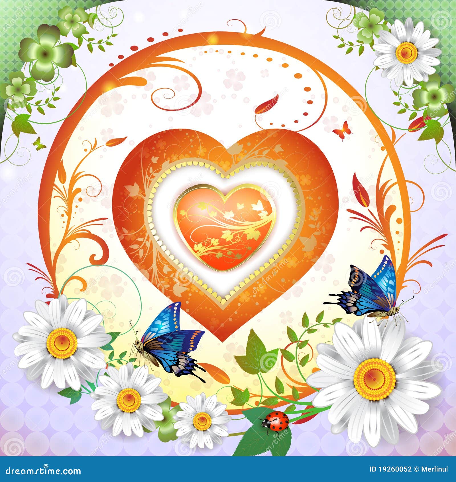 Carte du jour de Valentine illustration de vecteur. Illustration du ...