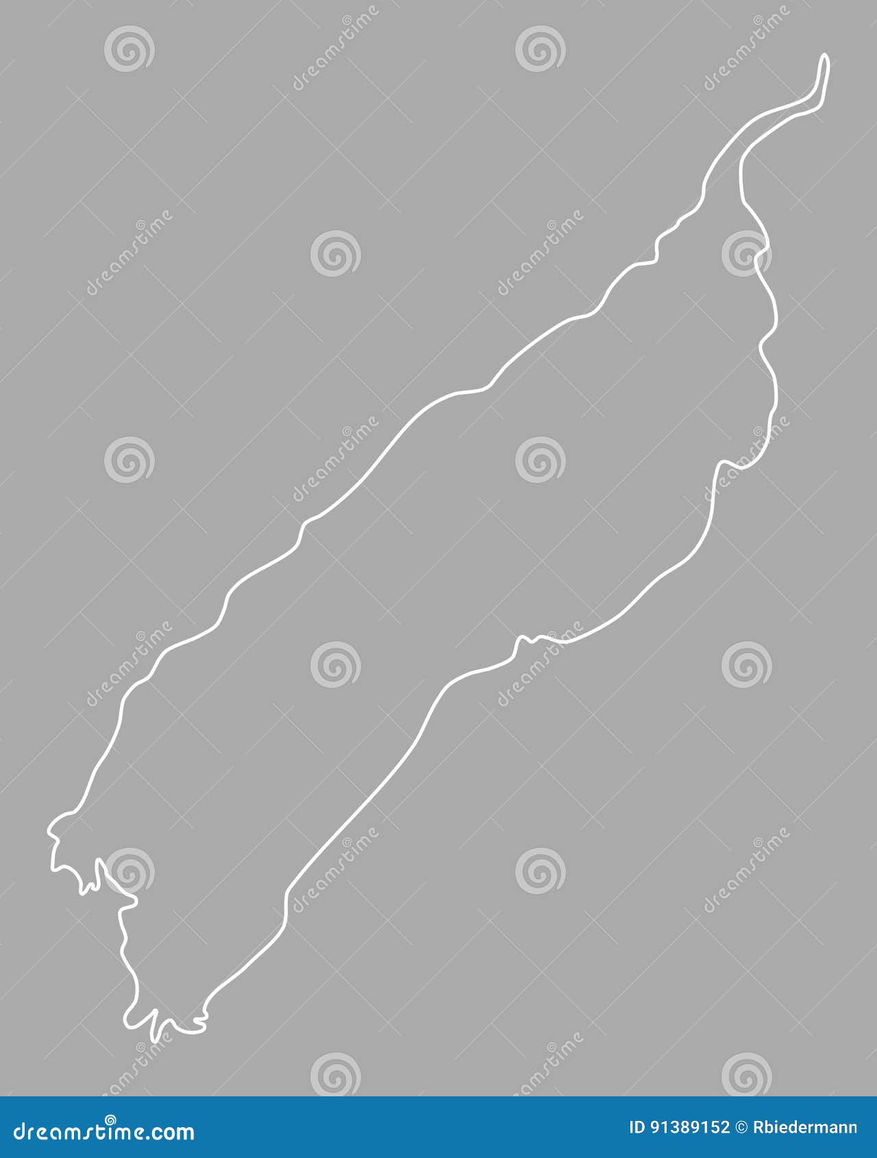 Carte du Lac Albert illustration de vecteur. Illustration du forme ...