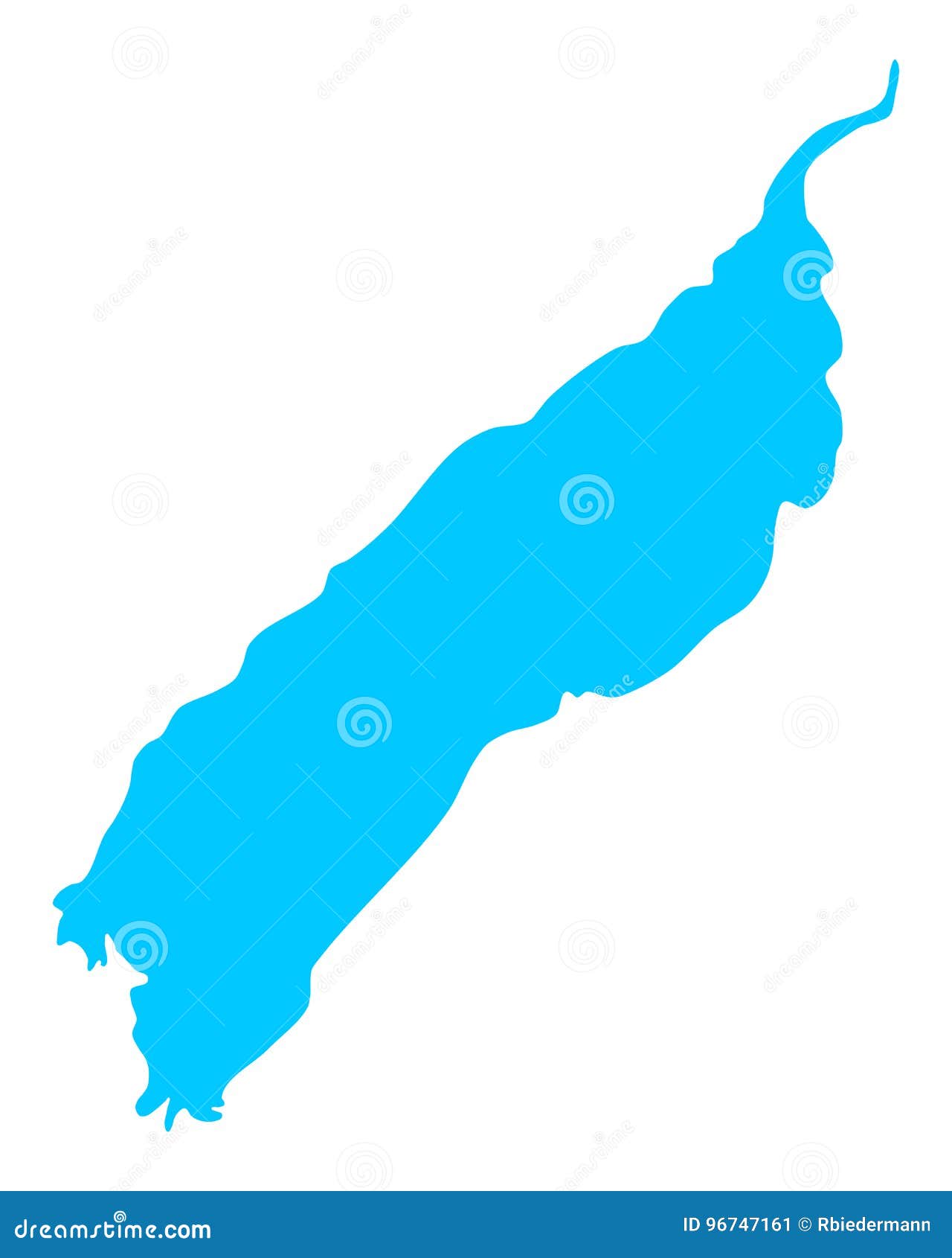 Carte du Lac Albert illustration de vecteur. Illustration du albert ...