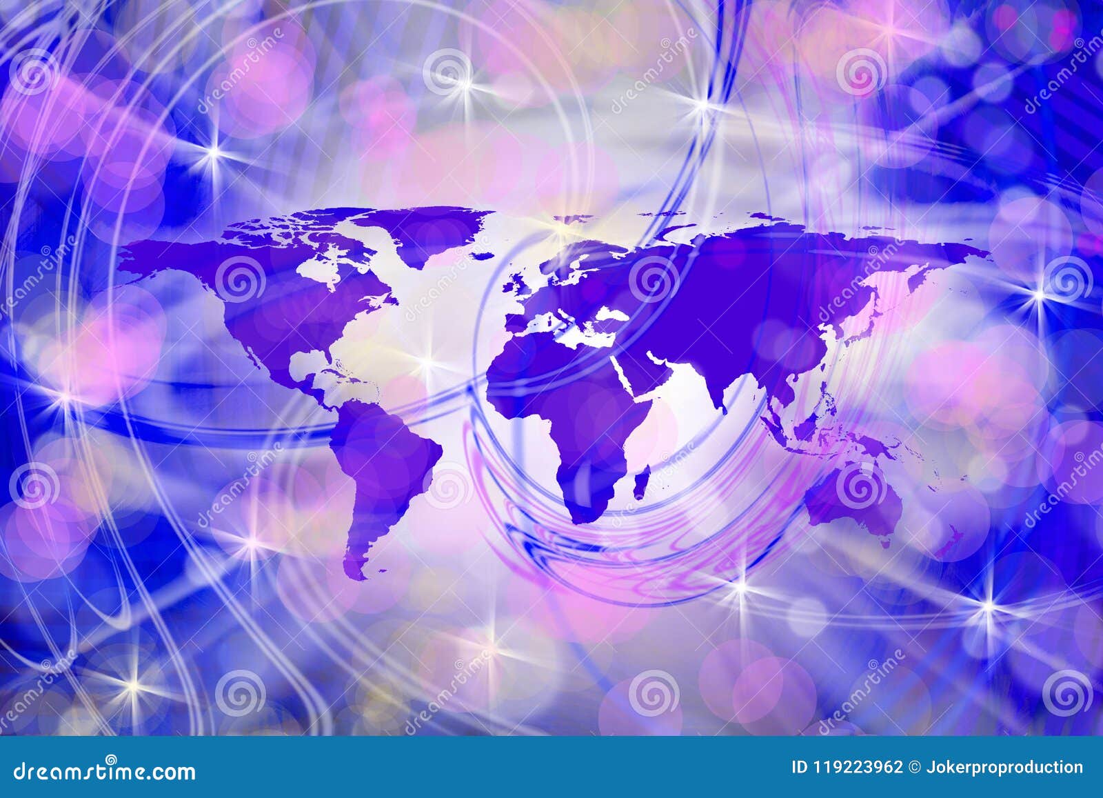 Carte Du Monde Dans Les Vagues Photo stock - Image du conception ...