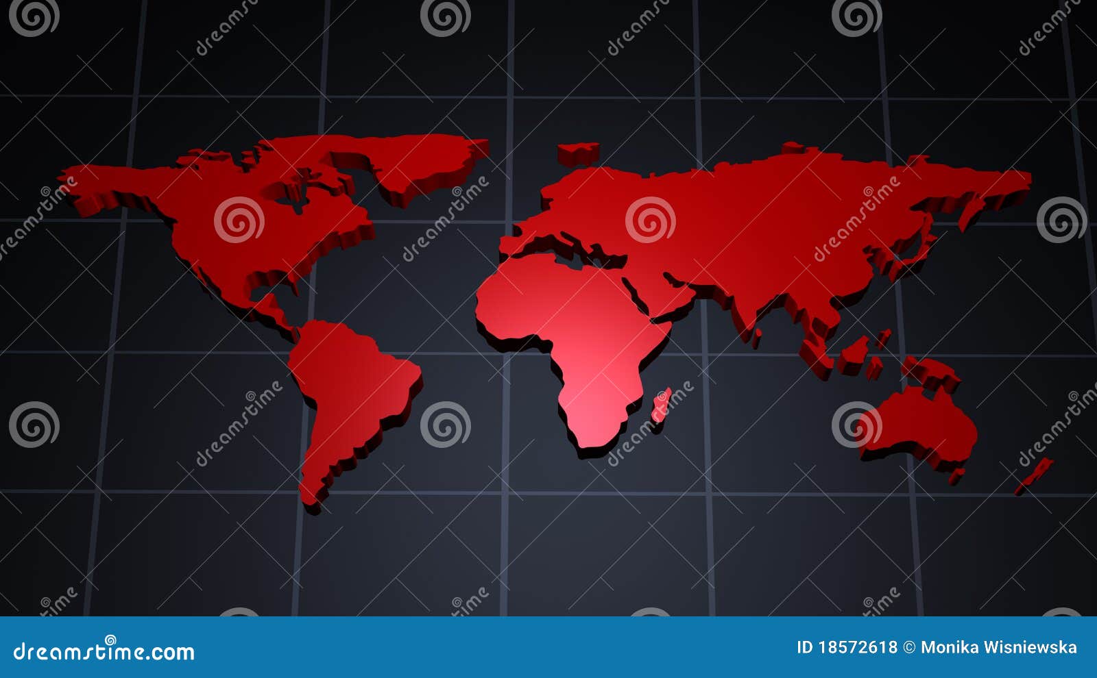 Carte du monde moderne illustration stock. Illustration du couleur ...