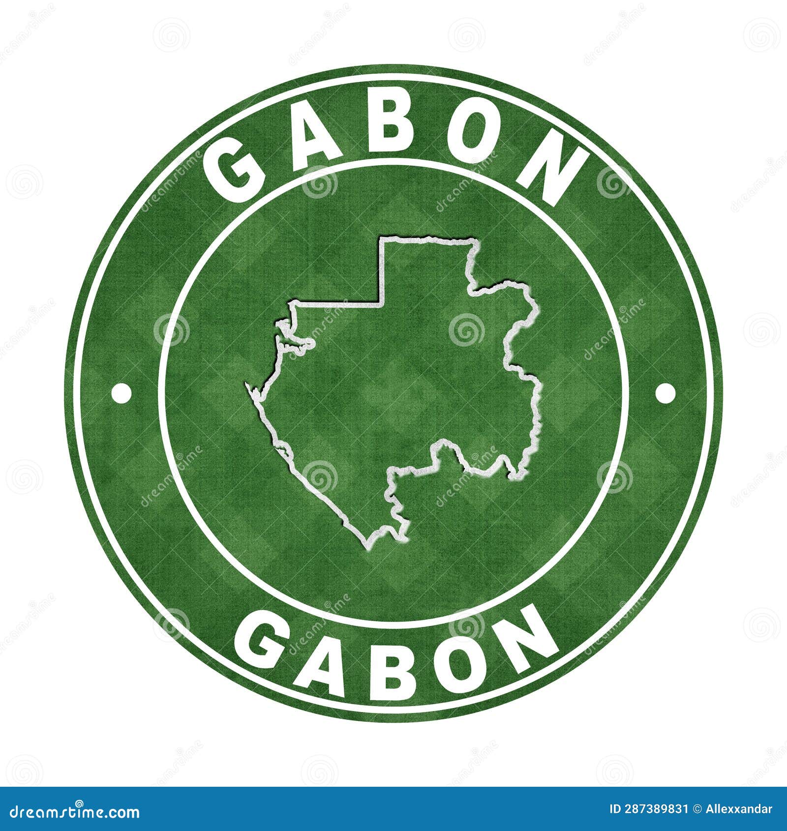 Carte du terrain de gabon illustration stock. Illustration du ...