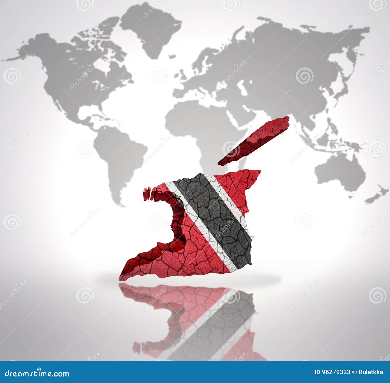 Carte Du Trinidad-et-Tobago Illustration Stock - Illustration du ...