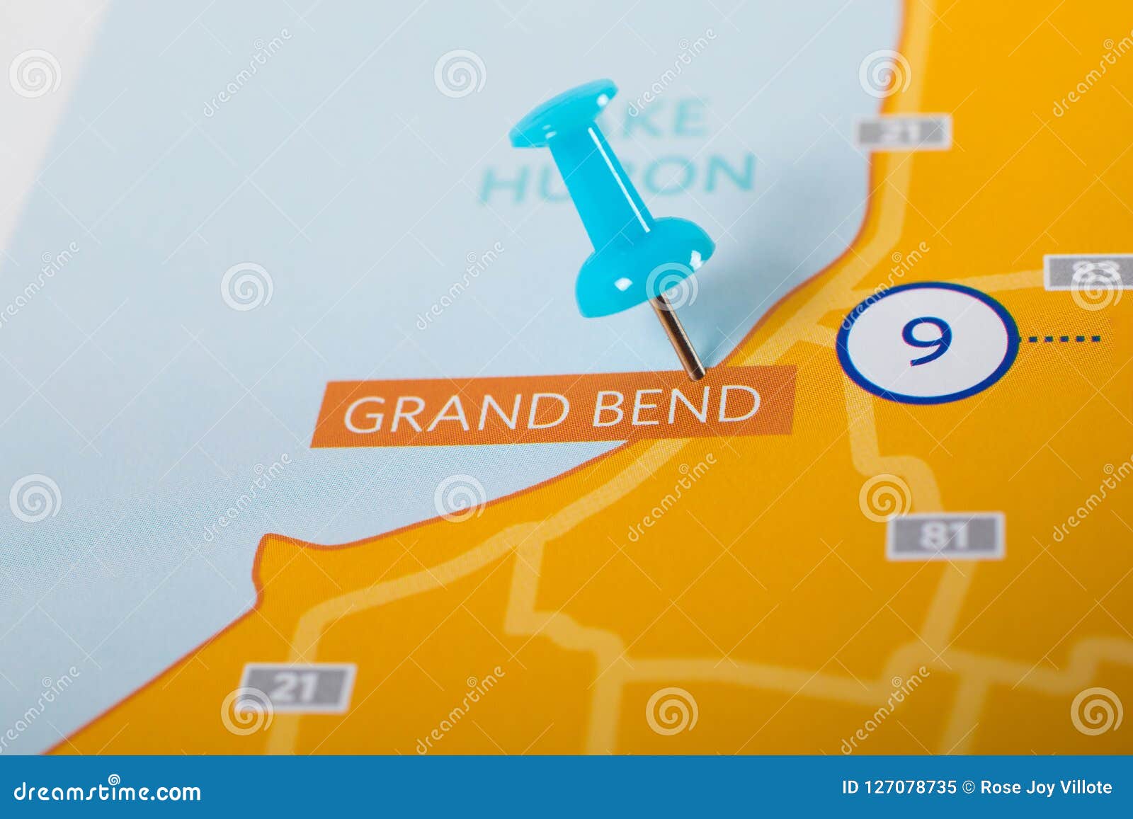 Carte Grande De Canada D'Ontario De Courbure Image stock - Image du ...