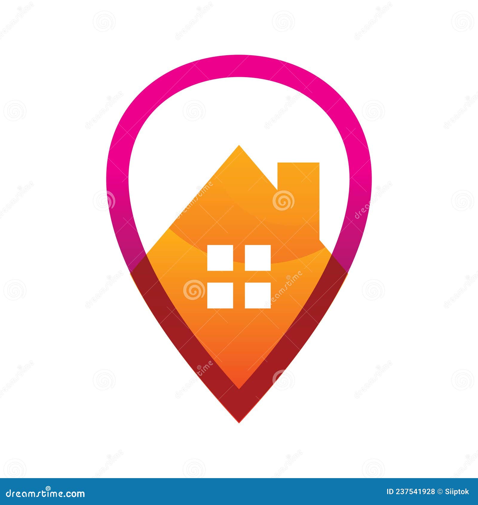 Carte pin emplacement logo illustration de vecteur. Illustration du ...