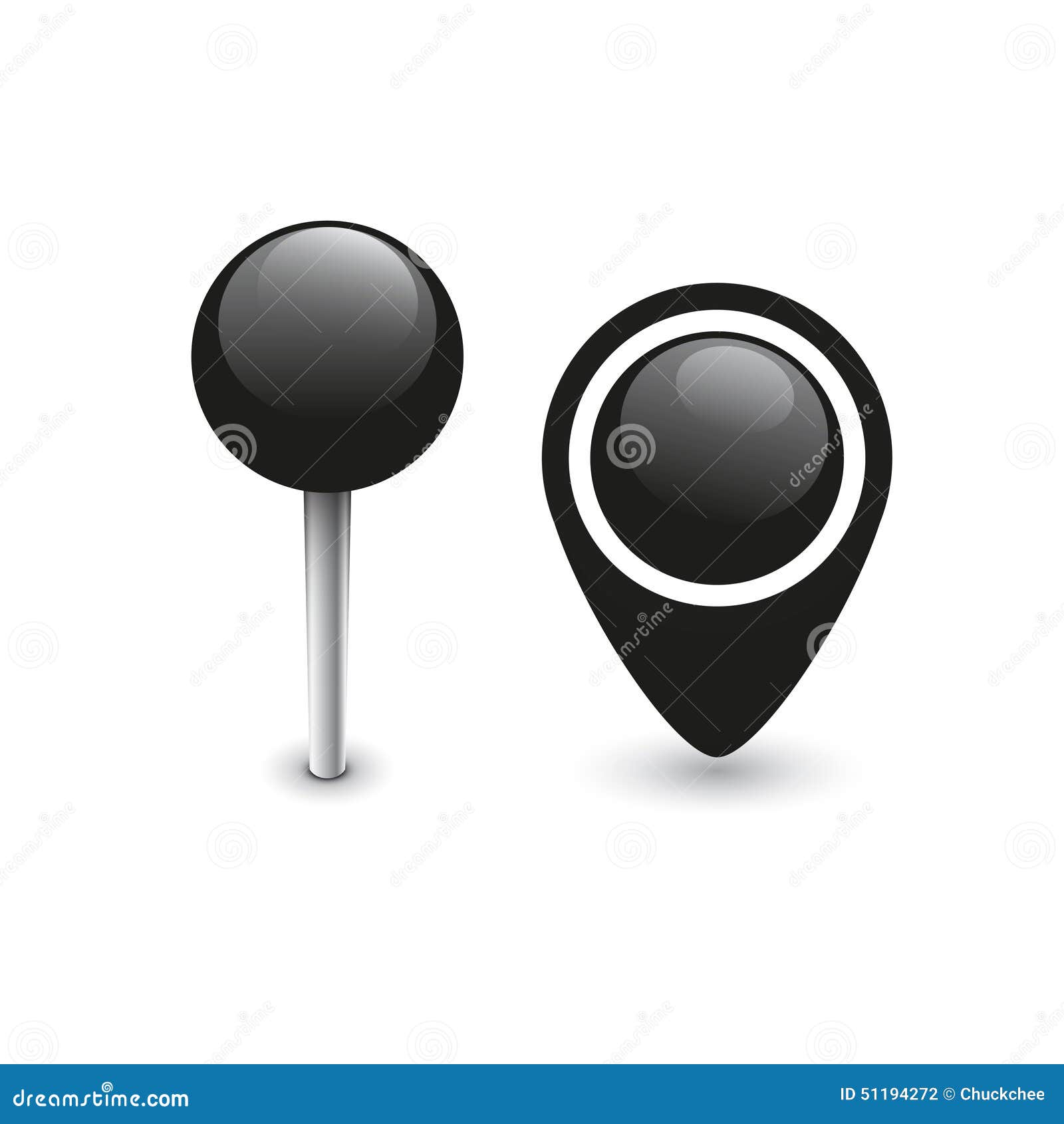 Carte Pin Marker illustration de vecteur. Illustration du cercle - 51194272