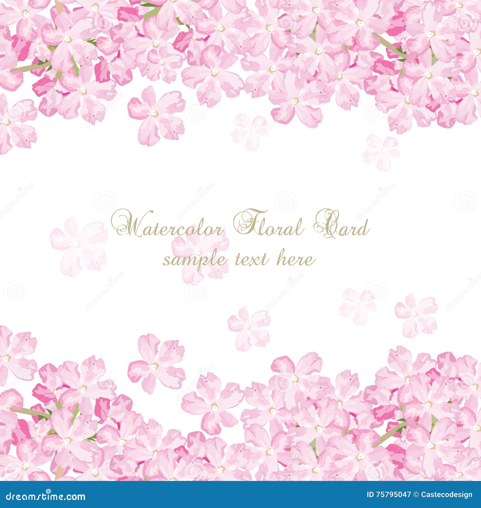 Carte Rose Sensible De Bouquet De Roses Illustration de Vecteur ...