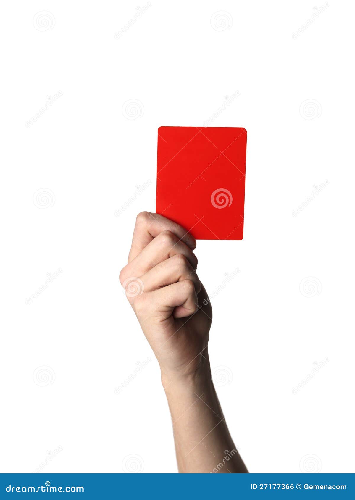 Carte rouge photo stock. Image du rendement, main, gens - 27177366