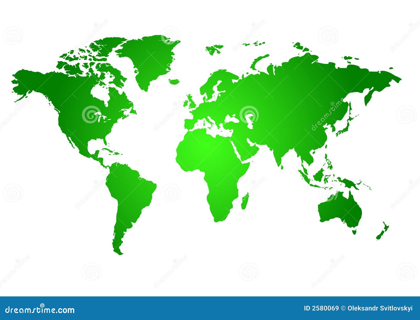 Carte verte du monde illustration de vecteur. Illustration du ...