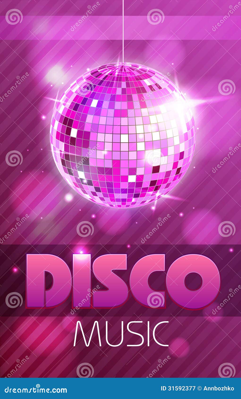 Cartel del disco ilustración del vector. Ilustración de amigo - 31592377