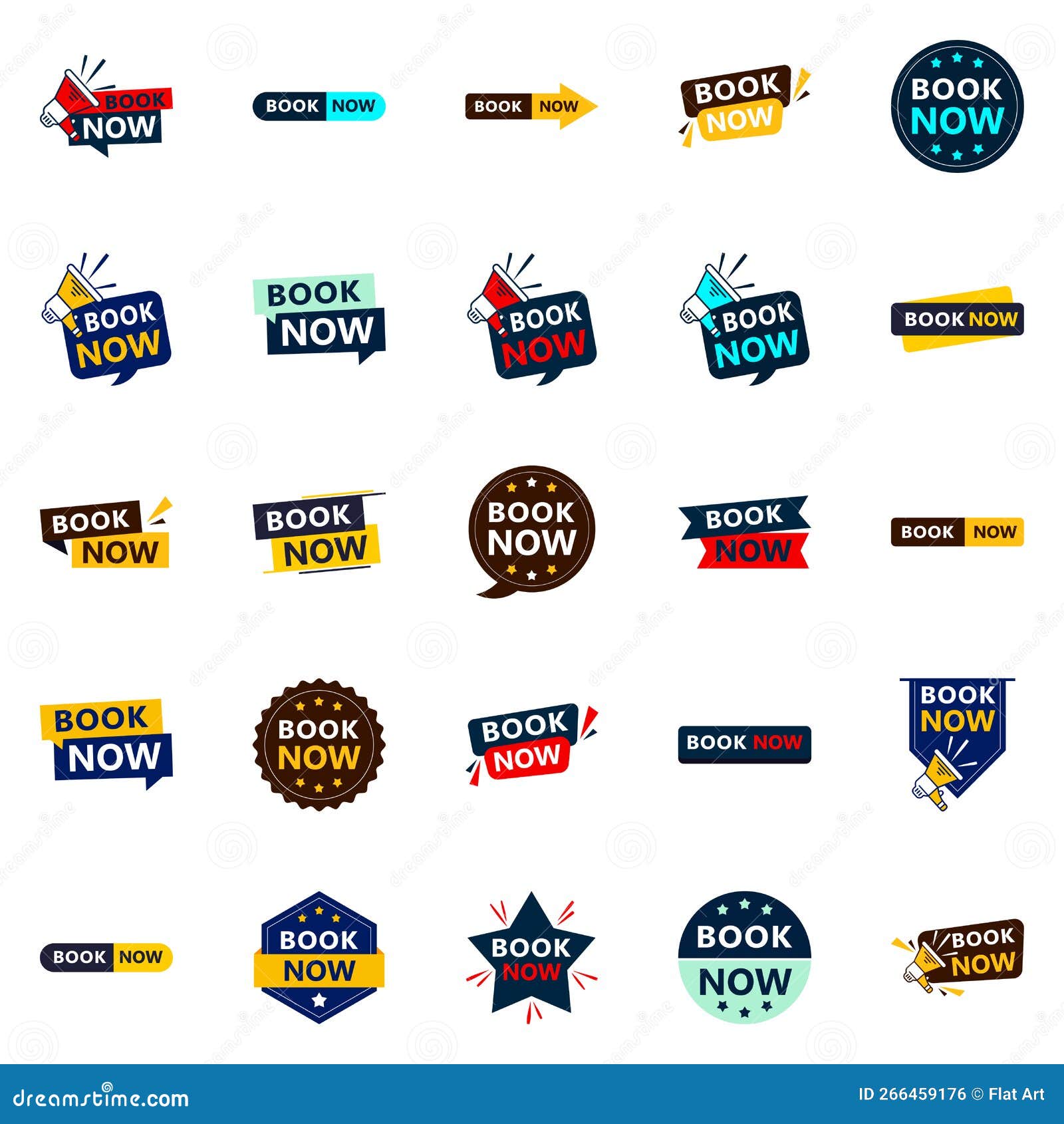 25 Carteles Que Le Ayudan a Destacarse Ilustración del Vector ...