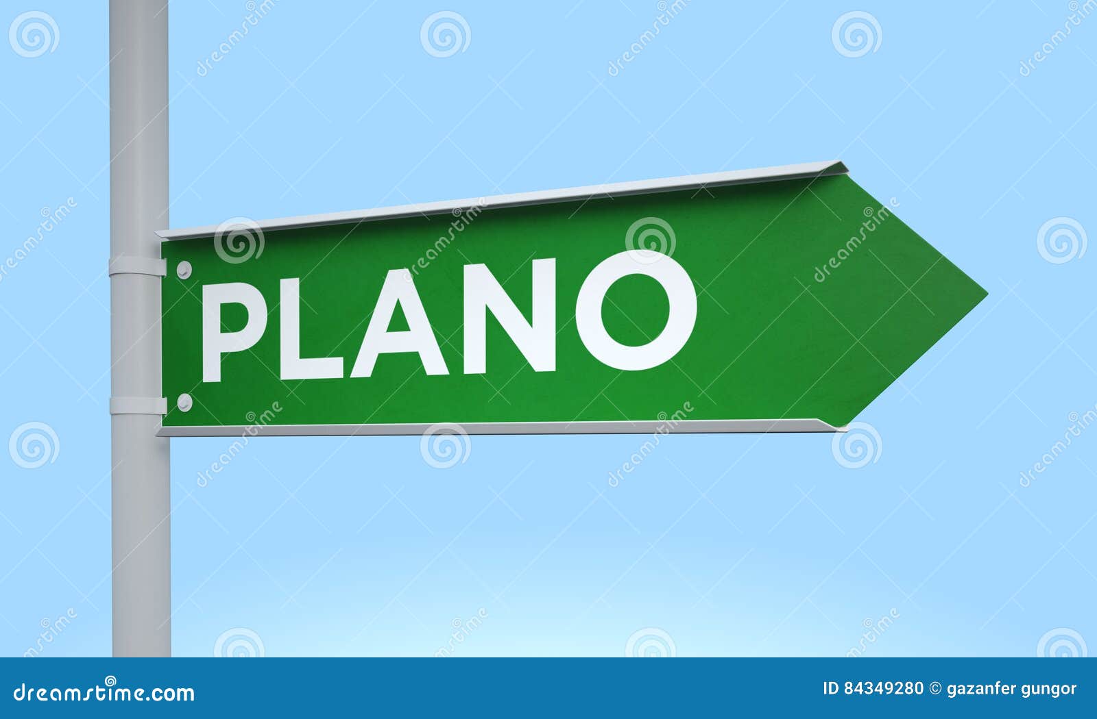 Cartello verde il Plano illustrazione di stock. Illustrazione di senso ...