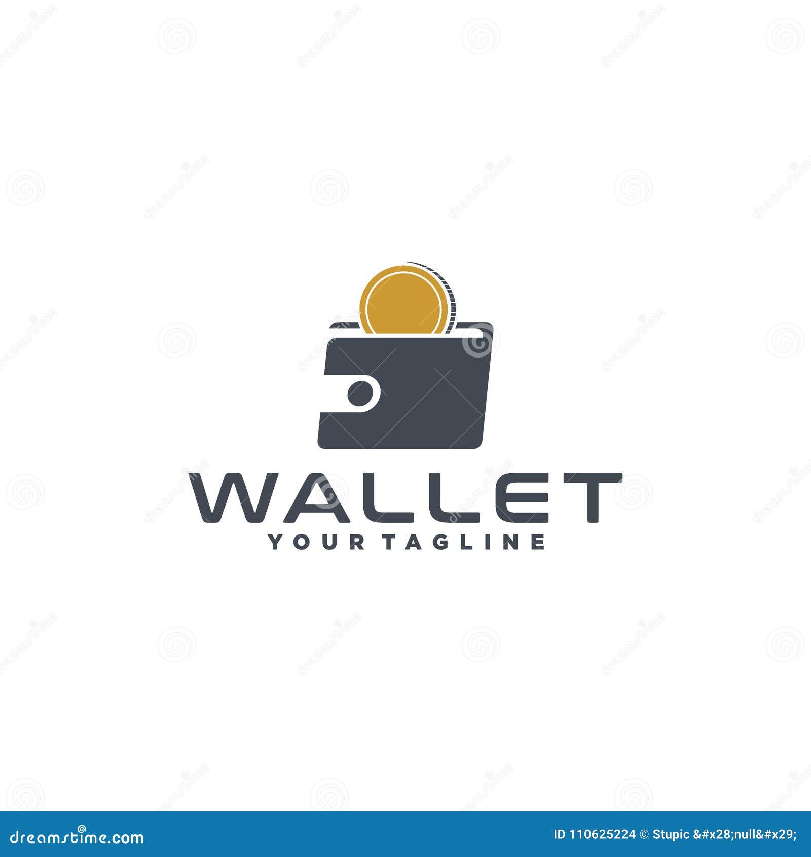Cartera Creativa Logo Design Vector Art Logo Stock de ilustración ...