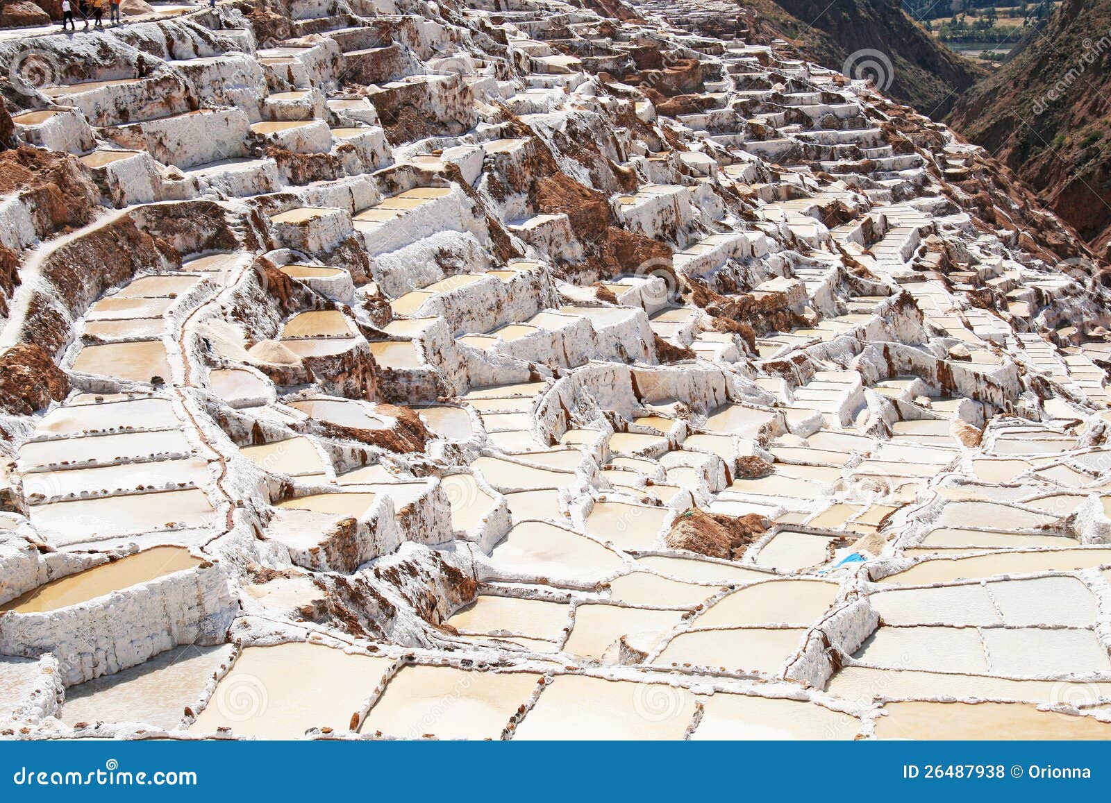 Carters De Sel D'Inca Chez Maras, Pérou Photo stock - Image du ferme ...