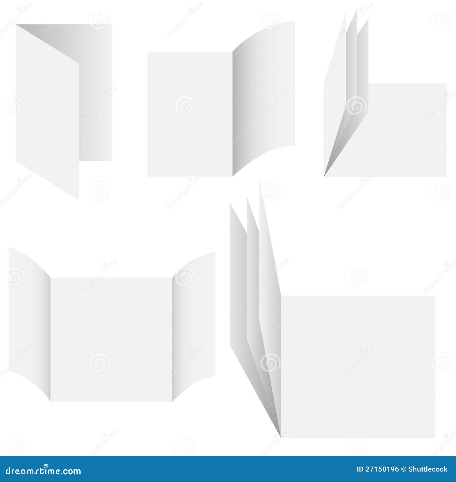 Cartes de document blanc illustration stock. Illustration du objet ...