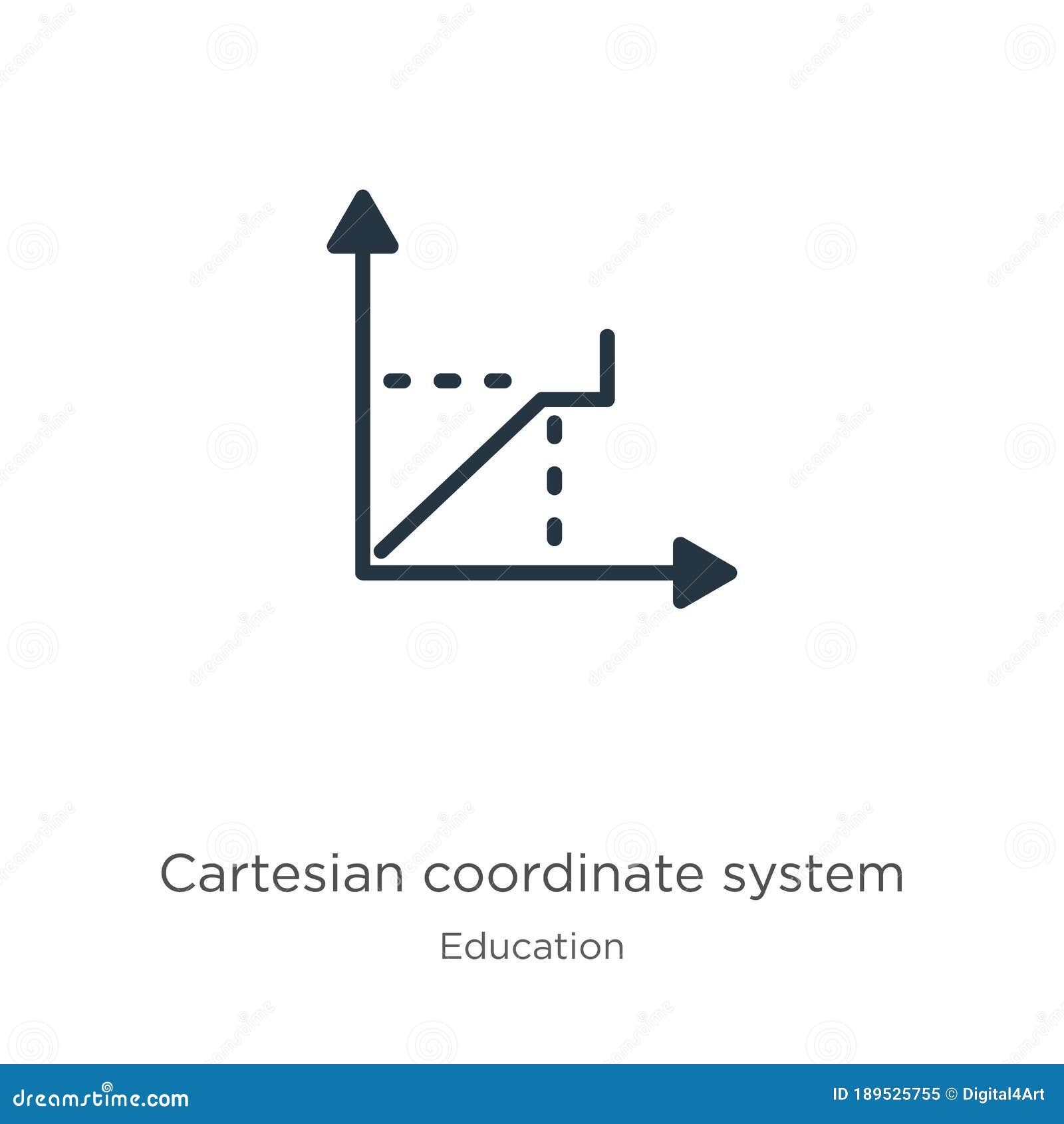 Cartesian Coordinate System Icon Vector. Trendy Flat Cartesian ... Cartesian Coordinate System Icon Vector. Trendy Flat Cartesian ...