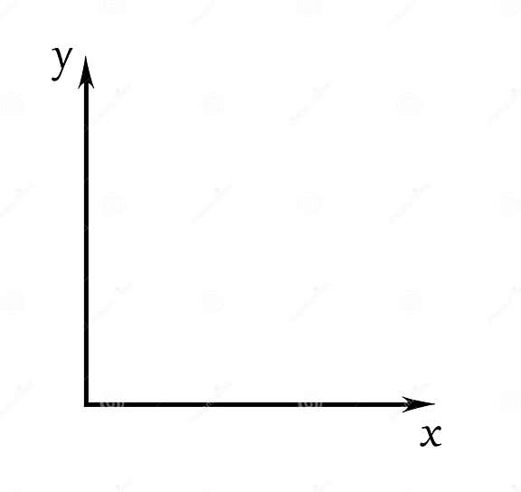 Cartesian Coordinate System. Vector Illustration Stock Vector ...