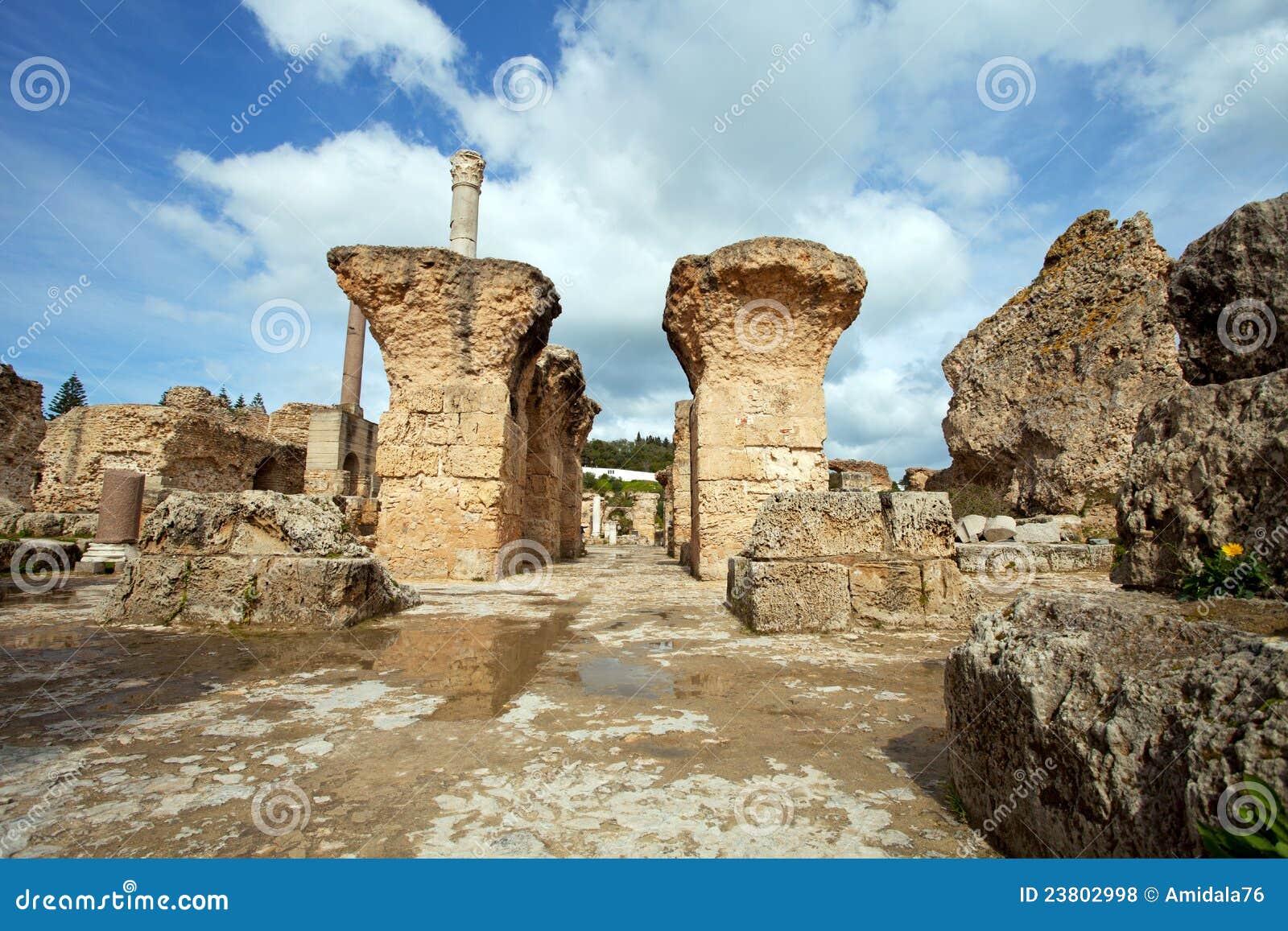 Carthage stock photo. Image of archaeology, africa, citadel - 23802998