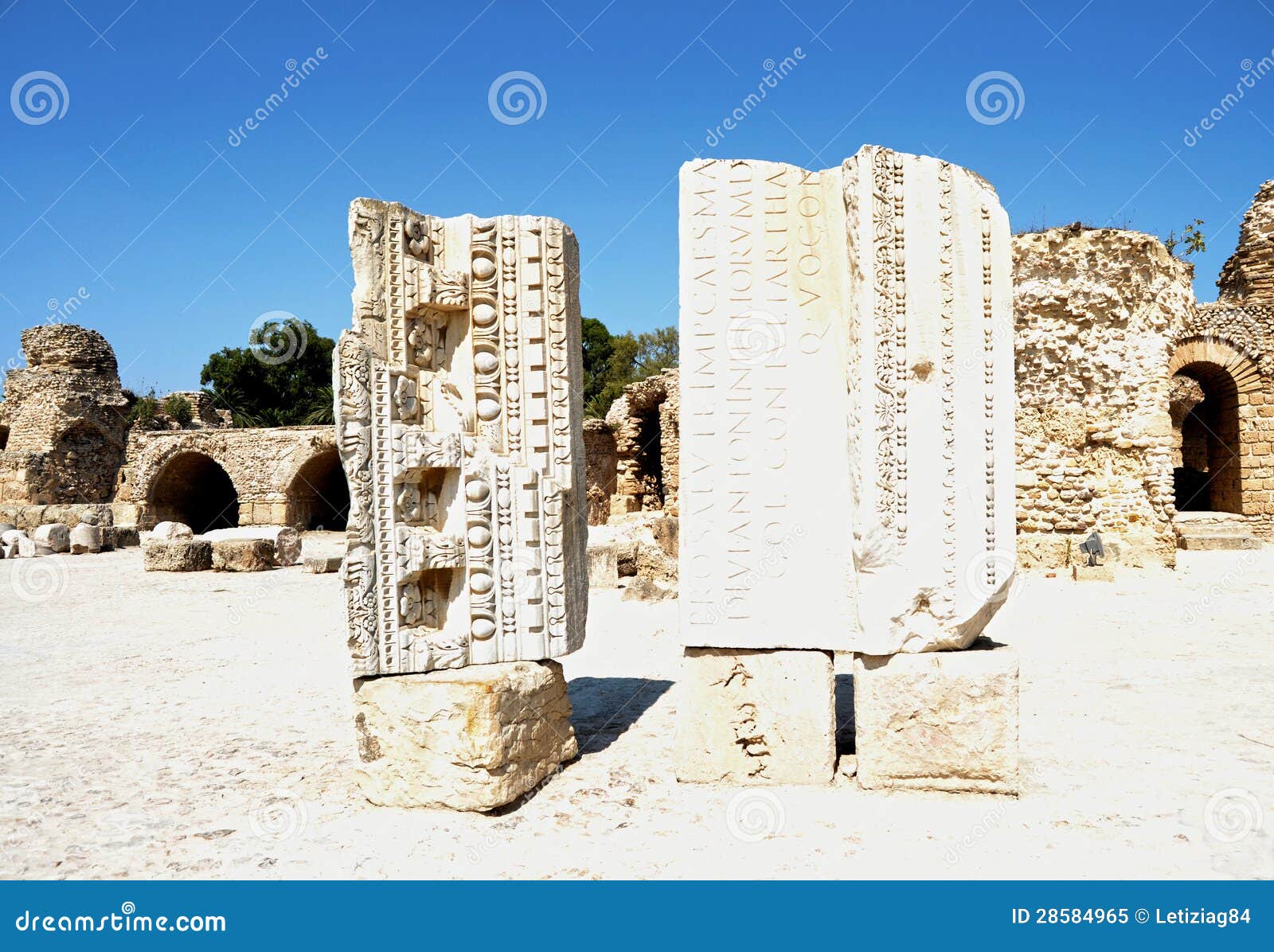 Carthage image stock. Image du célèbre, antique, archéologie - 28584965