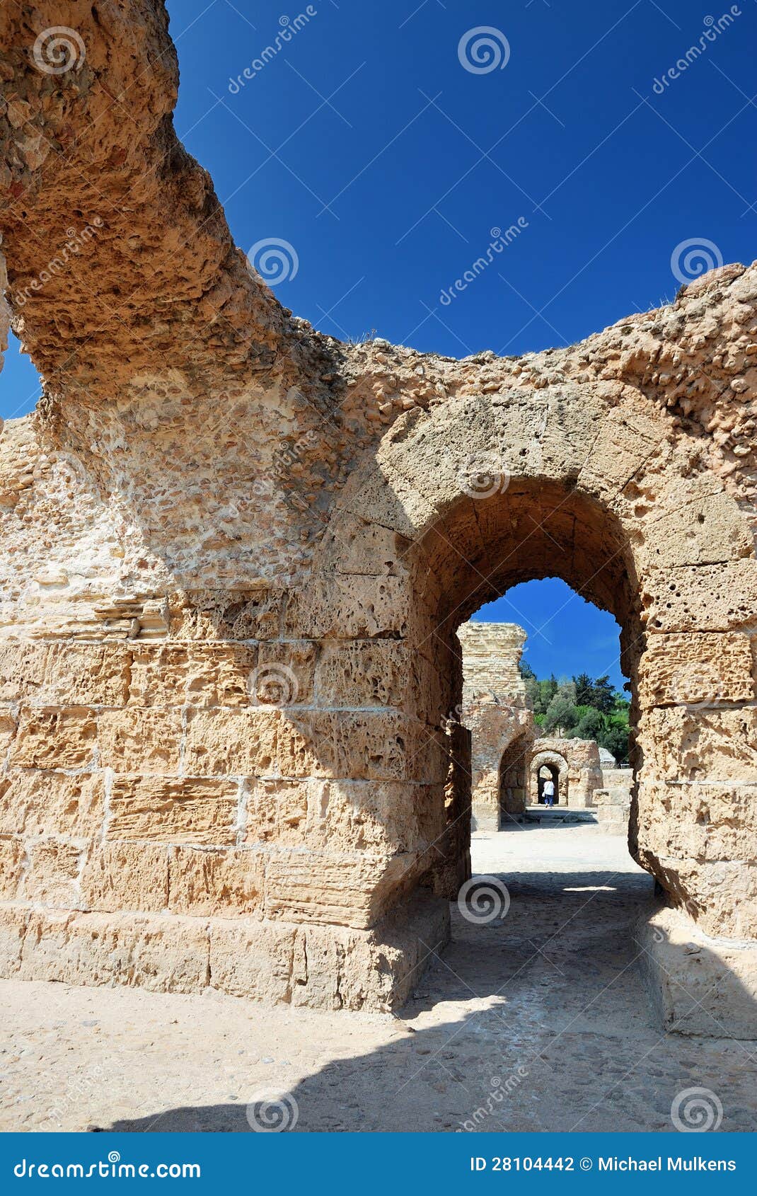 Carthage en Tunisie photo stock. Image du antiquité, acropole - 28104442