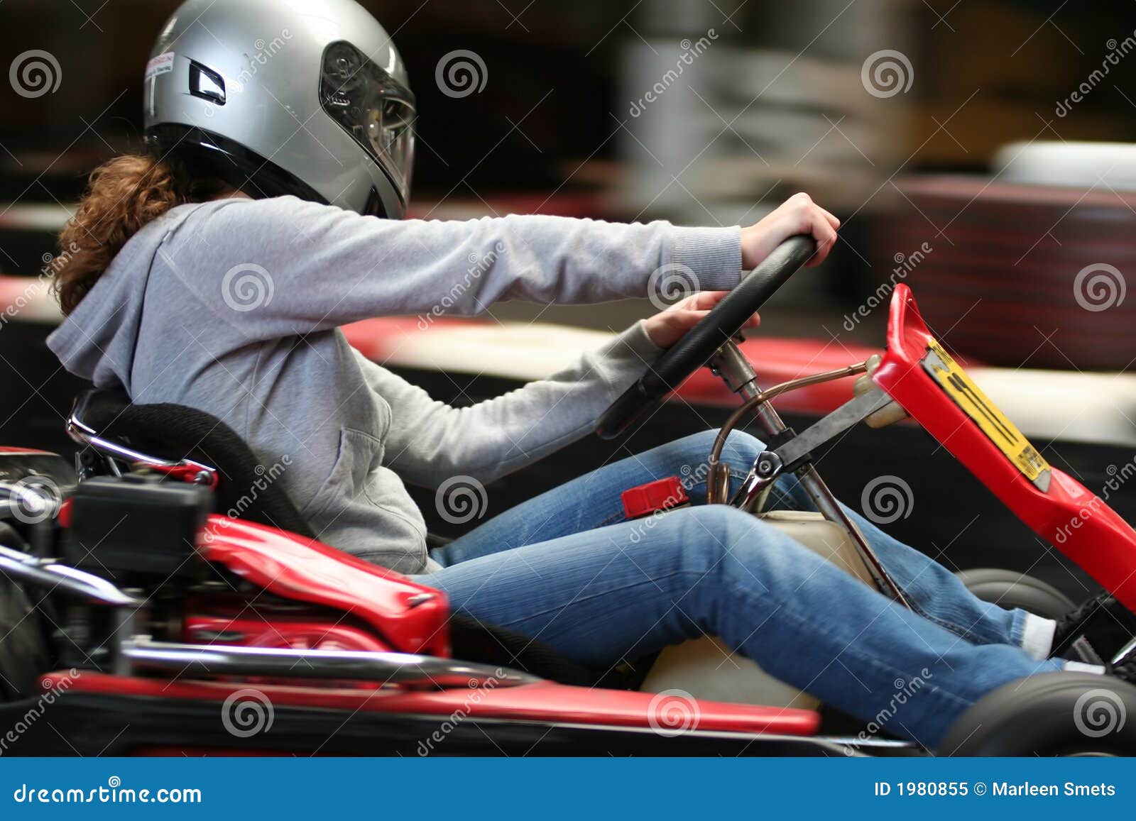 Carting stock image. Image of lady, fuel, assurance, sport - 1980855