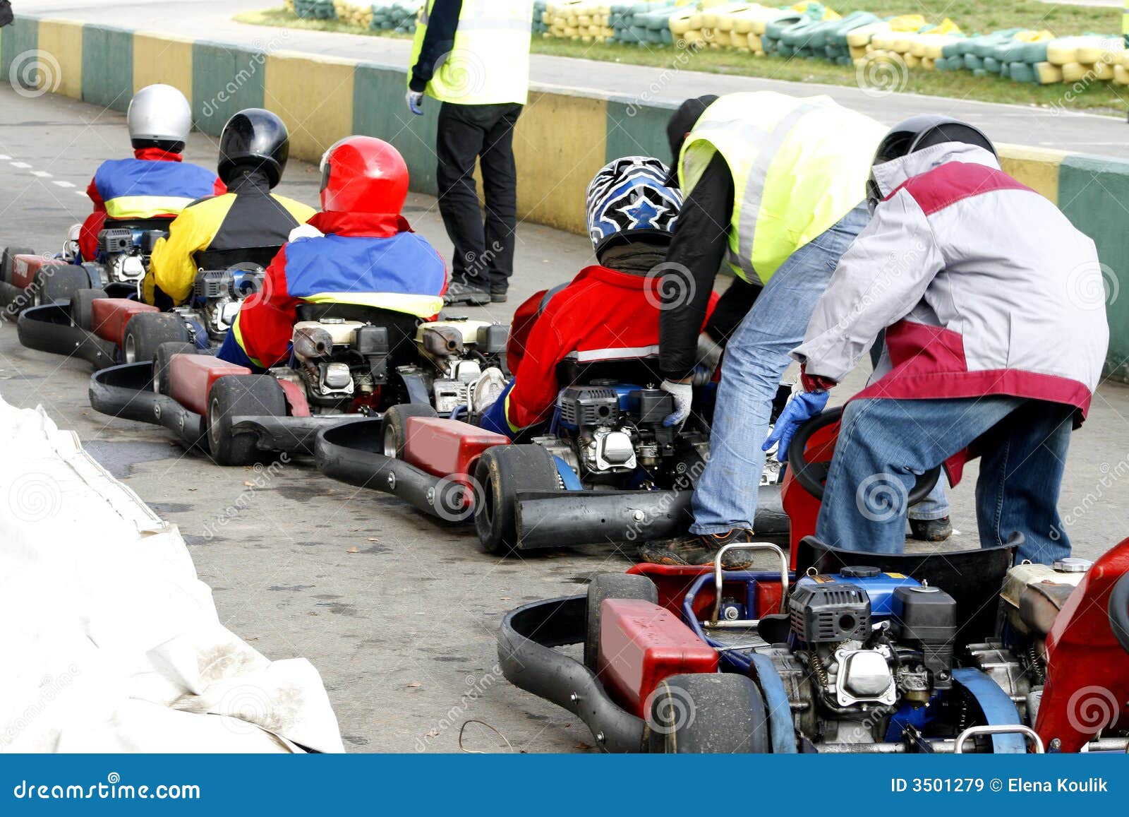 Go Carting Royalty-Free Stock Photography | CartoonDealer.com #1400027